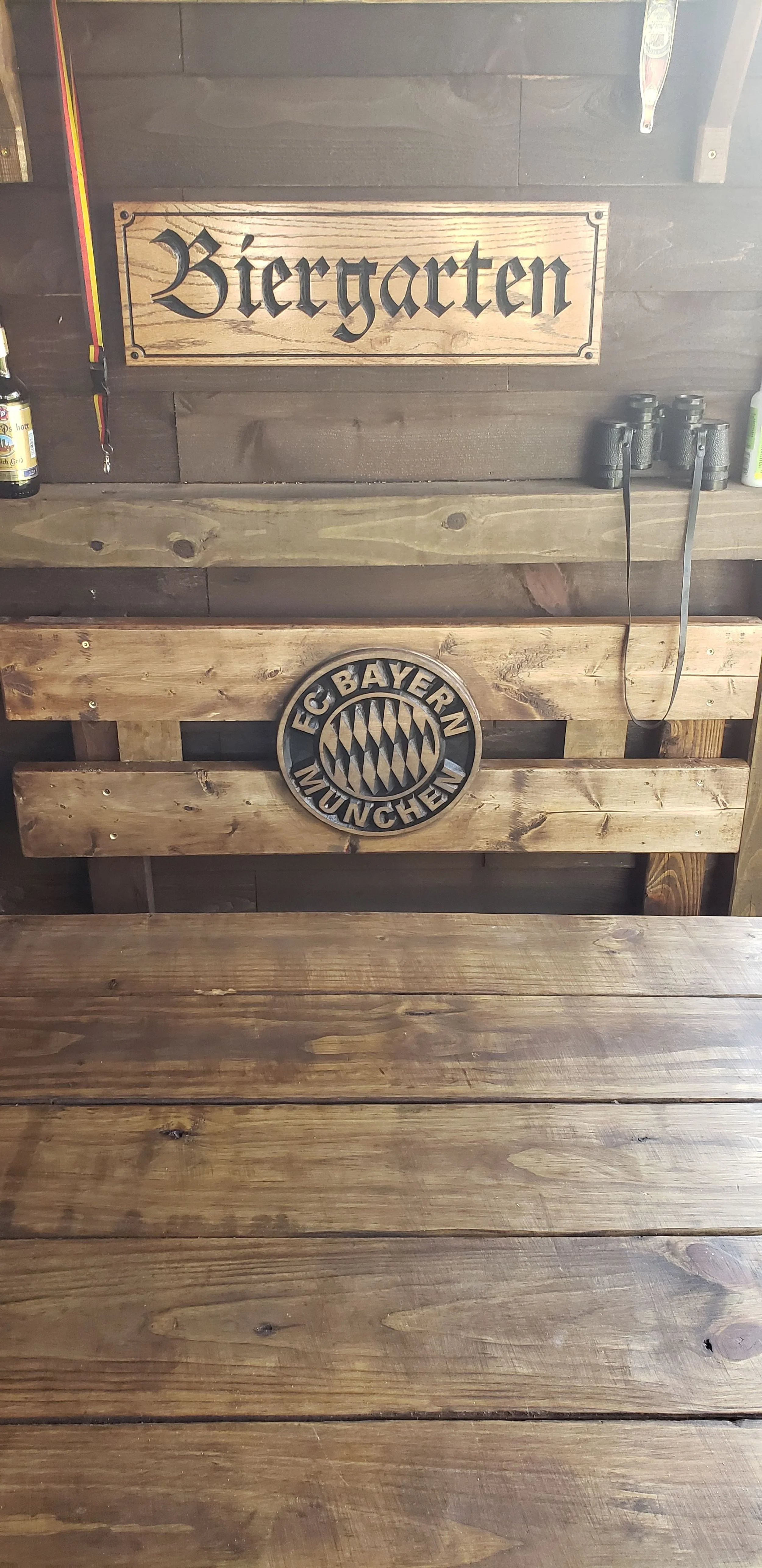 Biergarten Sign — WEIHMUE