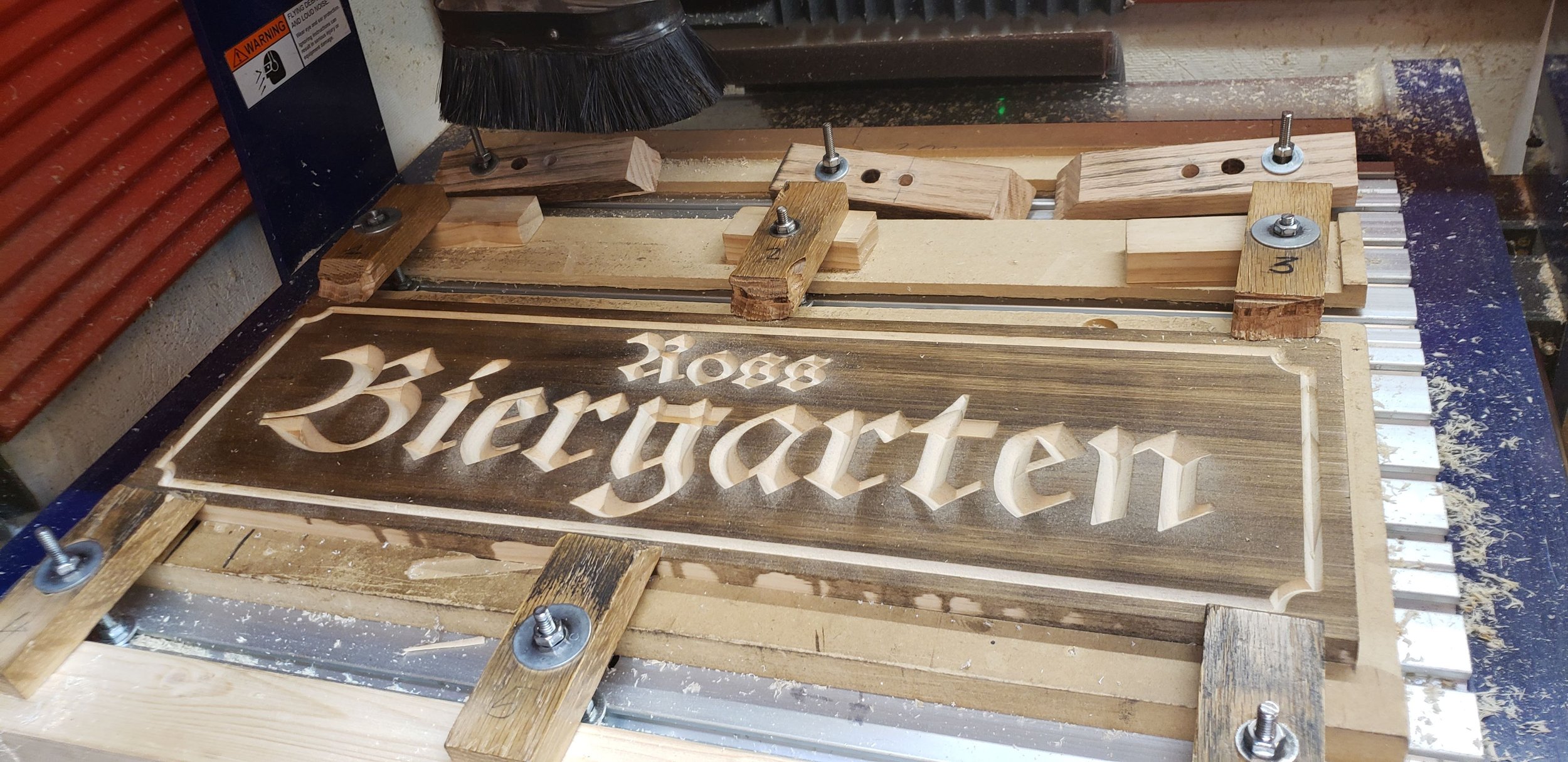 Biergarten Sign — WEIHMUE