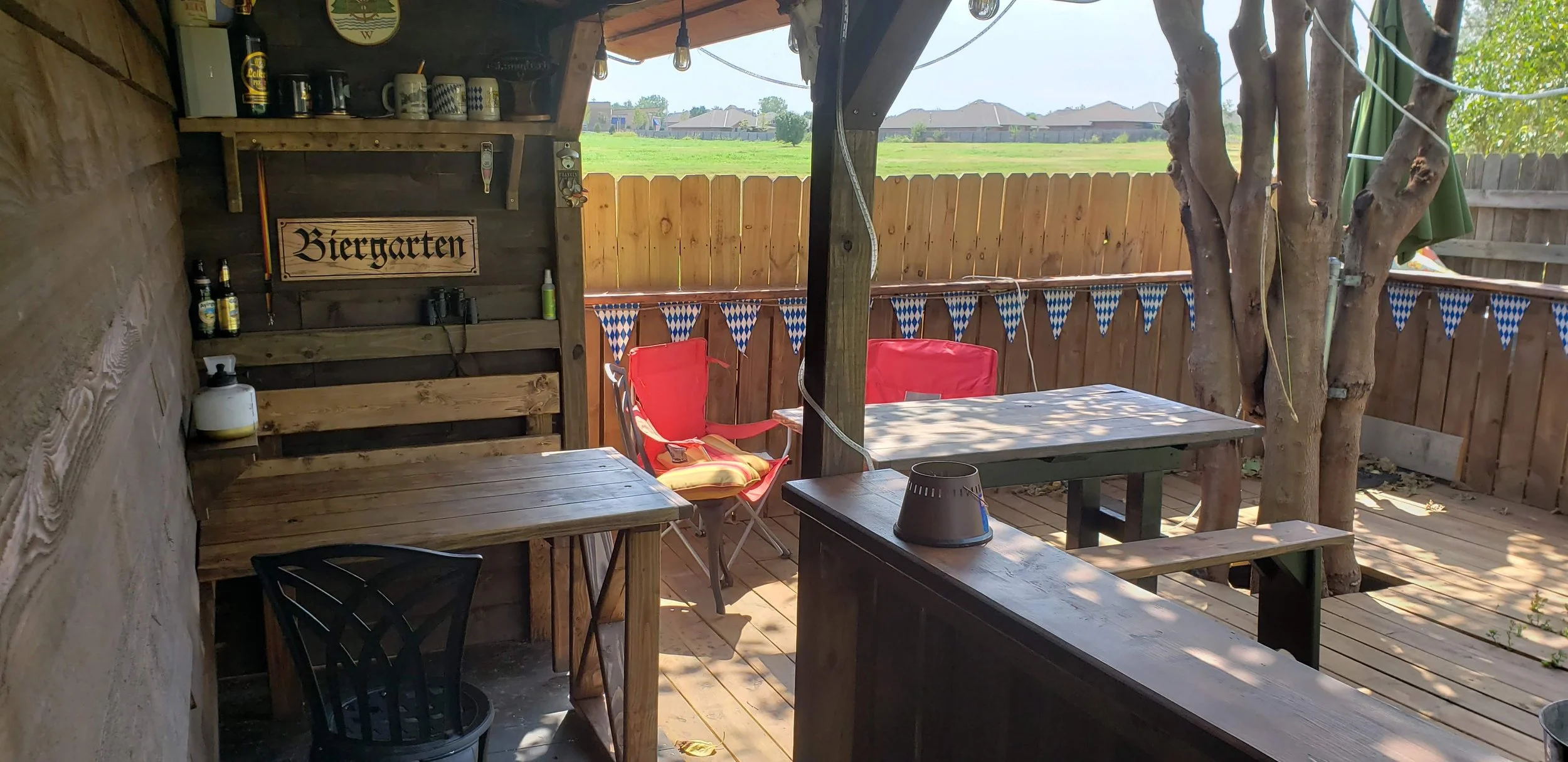 Biergarten Sign — WEIHMUE