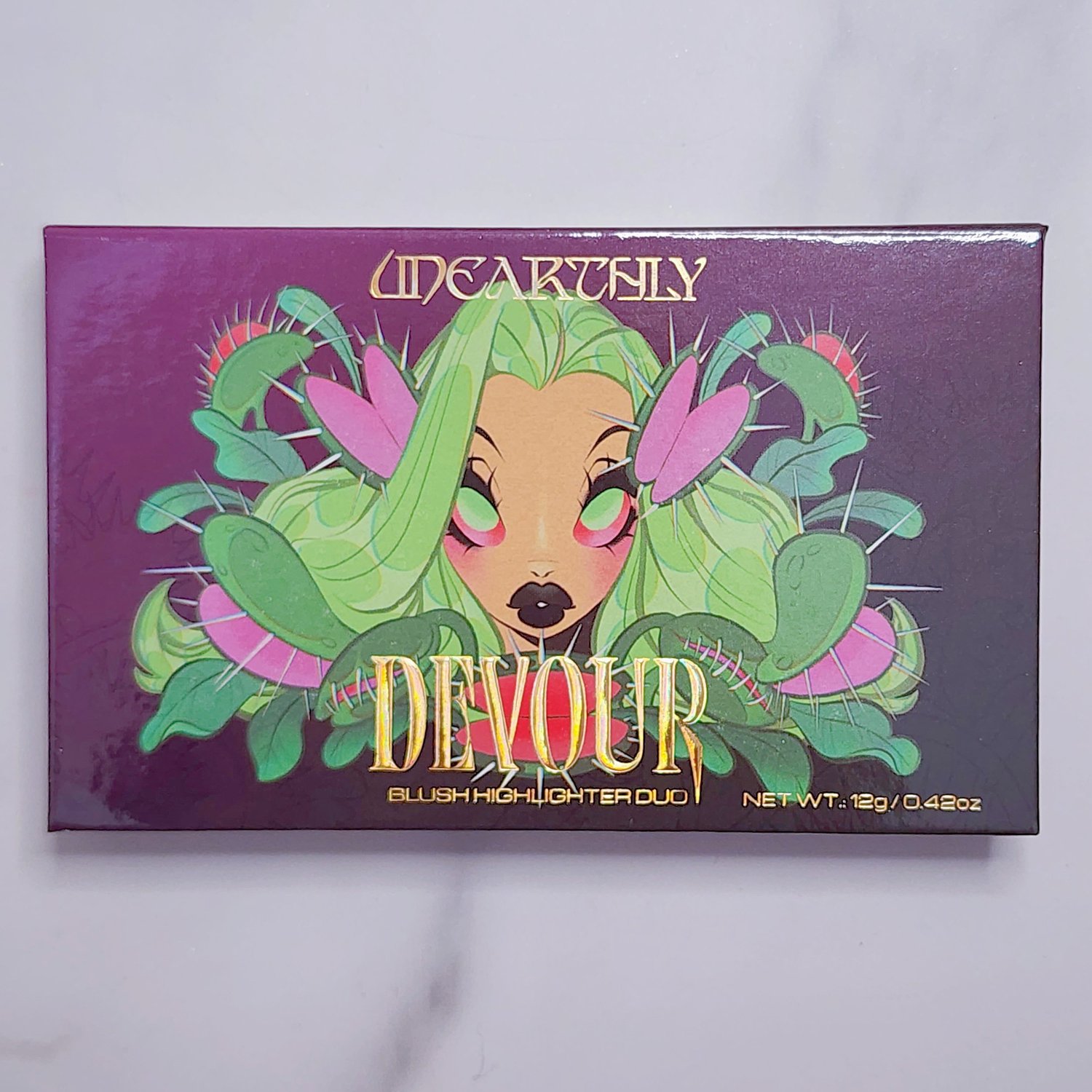Unearthly Cosmetics Devour Blush Highlighter Duo Swatches and Review ...