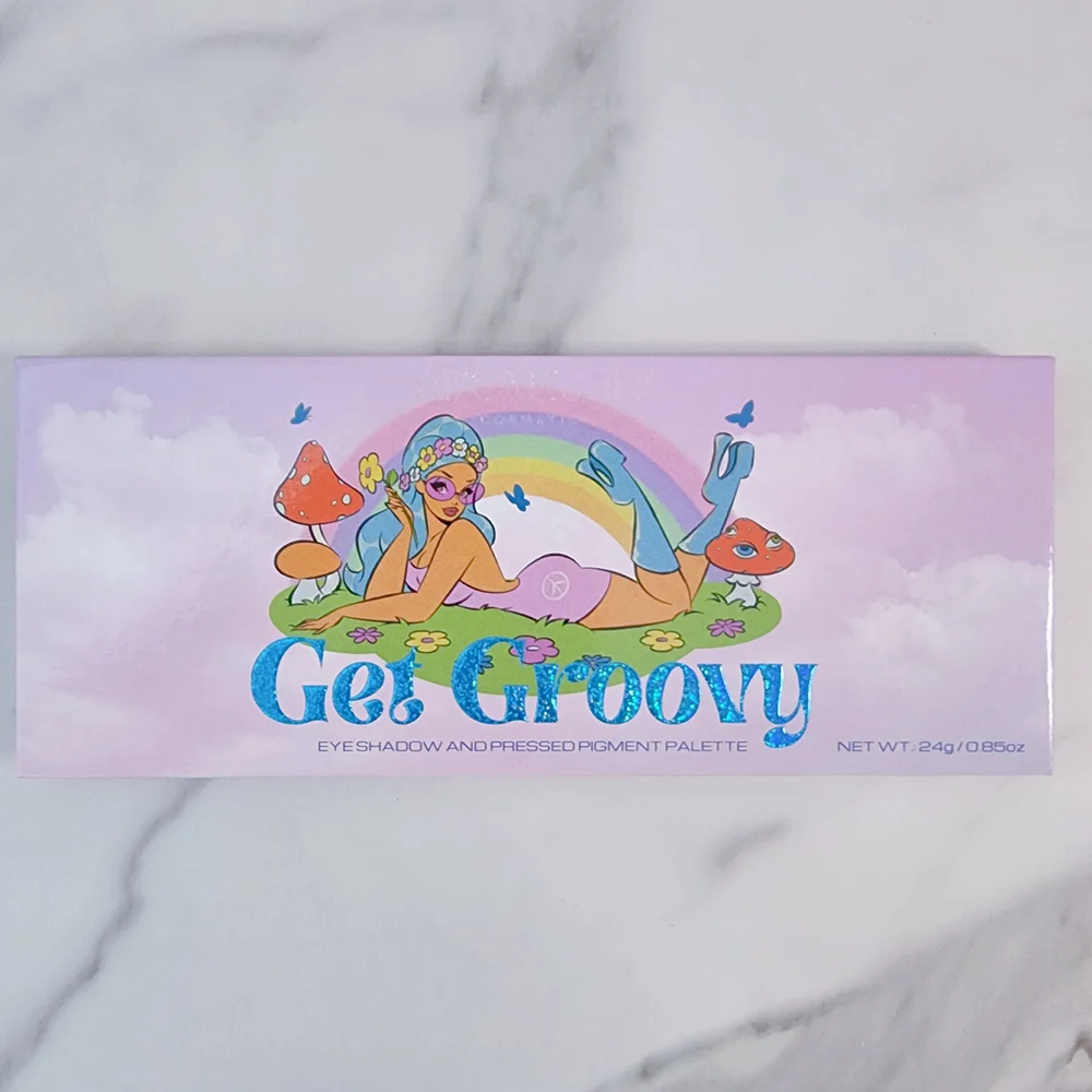 Unearthly Cosmetics Get Groovy Eyeshadow Palette Swatches and Review ...