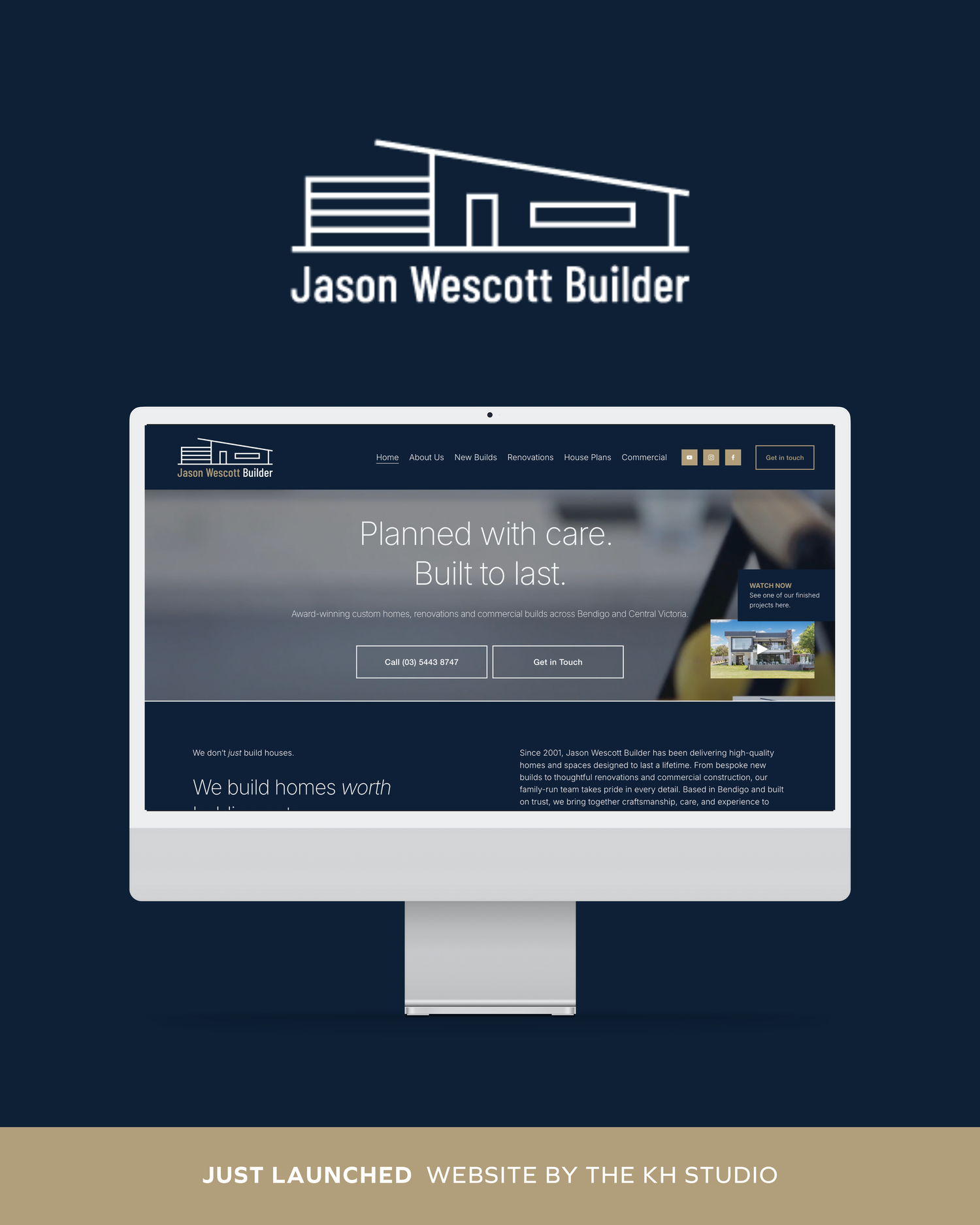 #KHStudy for Jason Wescott Builder — The KH Studio | Websites, Brands ...