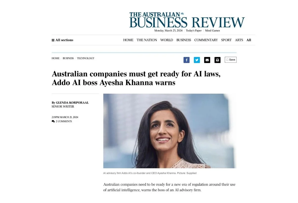 Dr. Ayesha Khanna | AI Advisor | Futurist | Entrepreneur