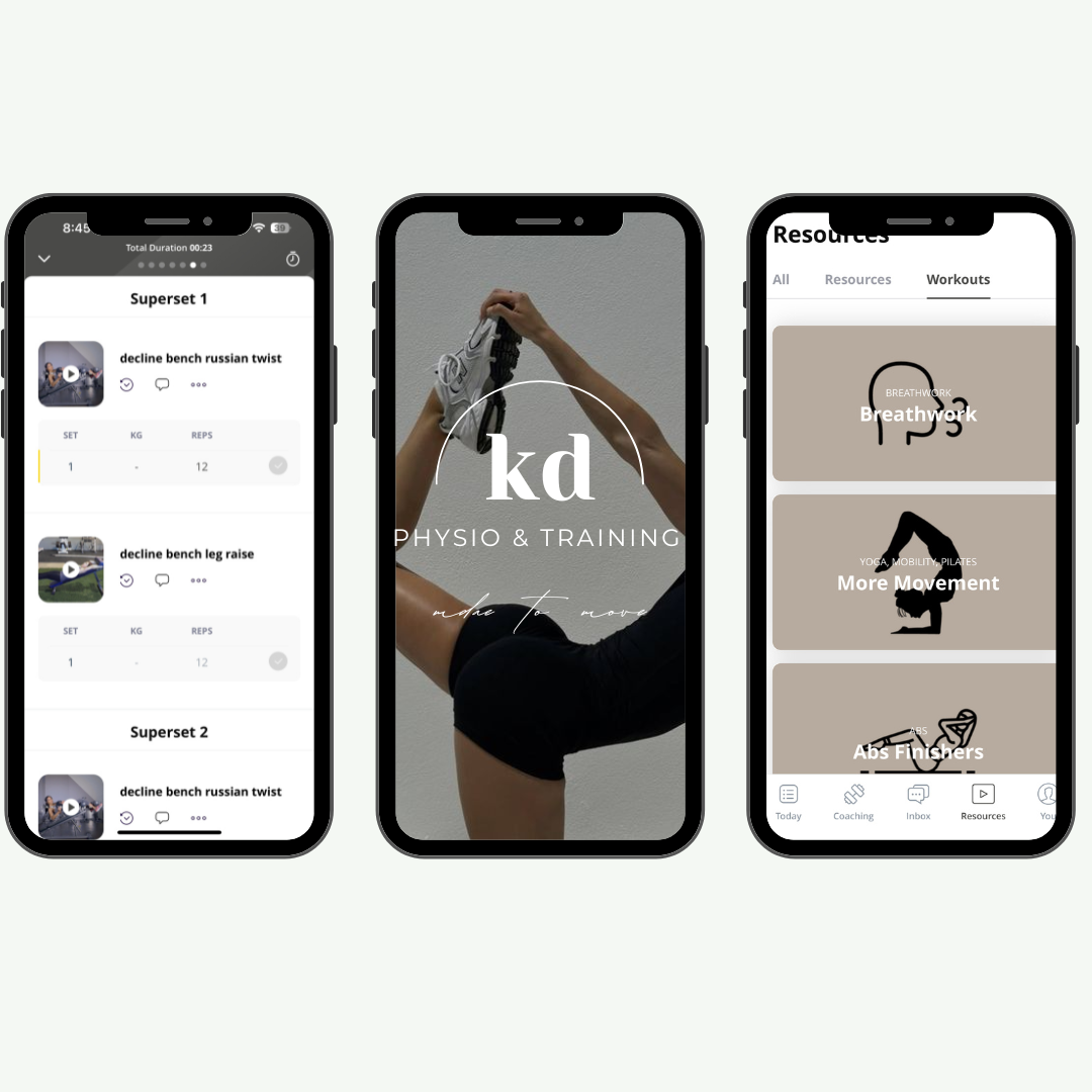 ONLINE PHYSIO/TRAINING — KAYLA DRINKWATER PHYSIO