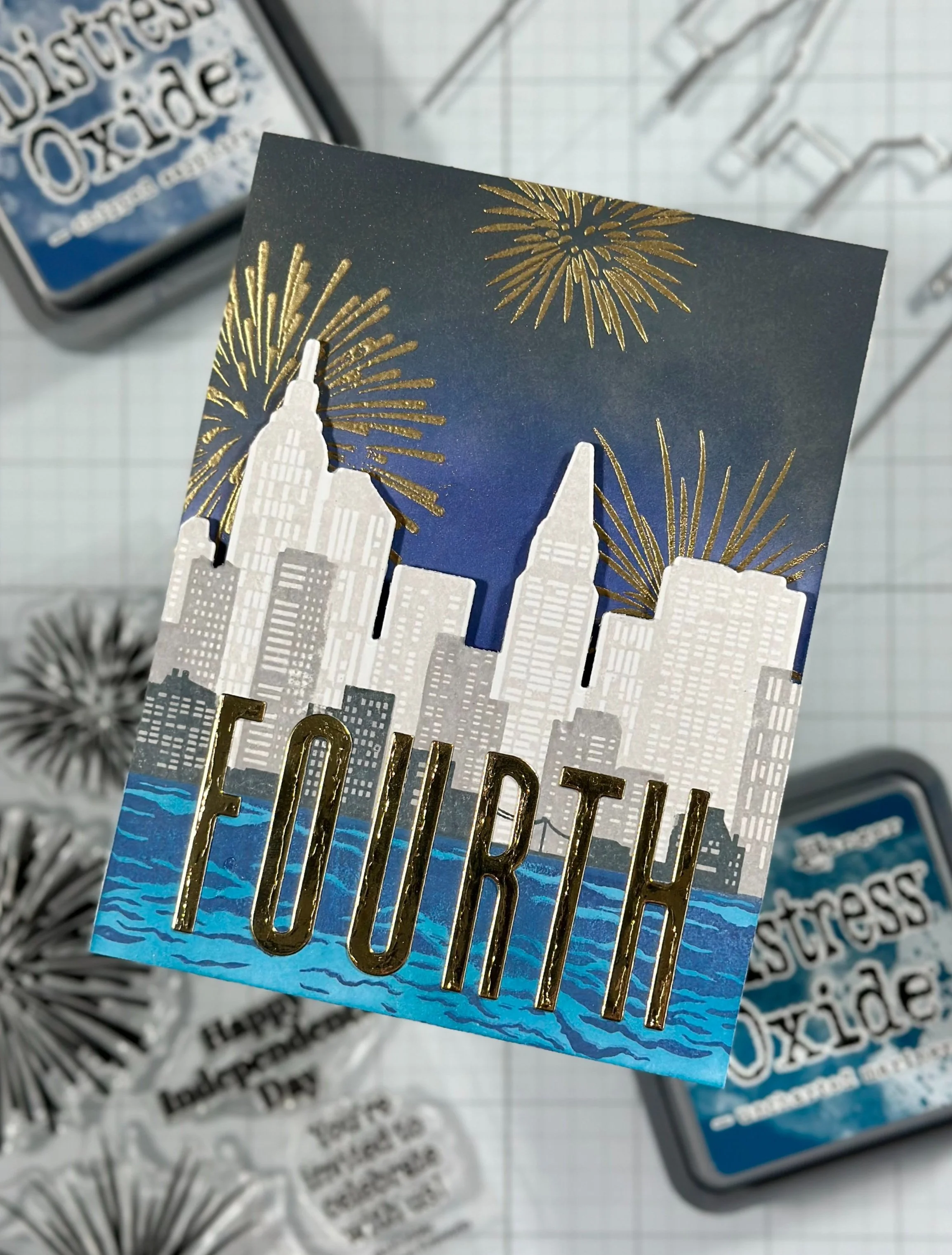 A Classy Fourth of July Card — Ralph Tyndall Designs