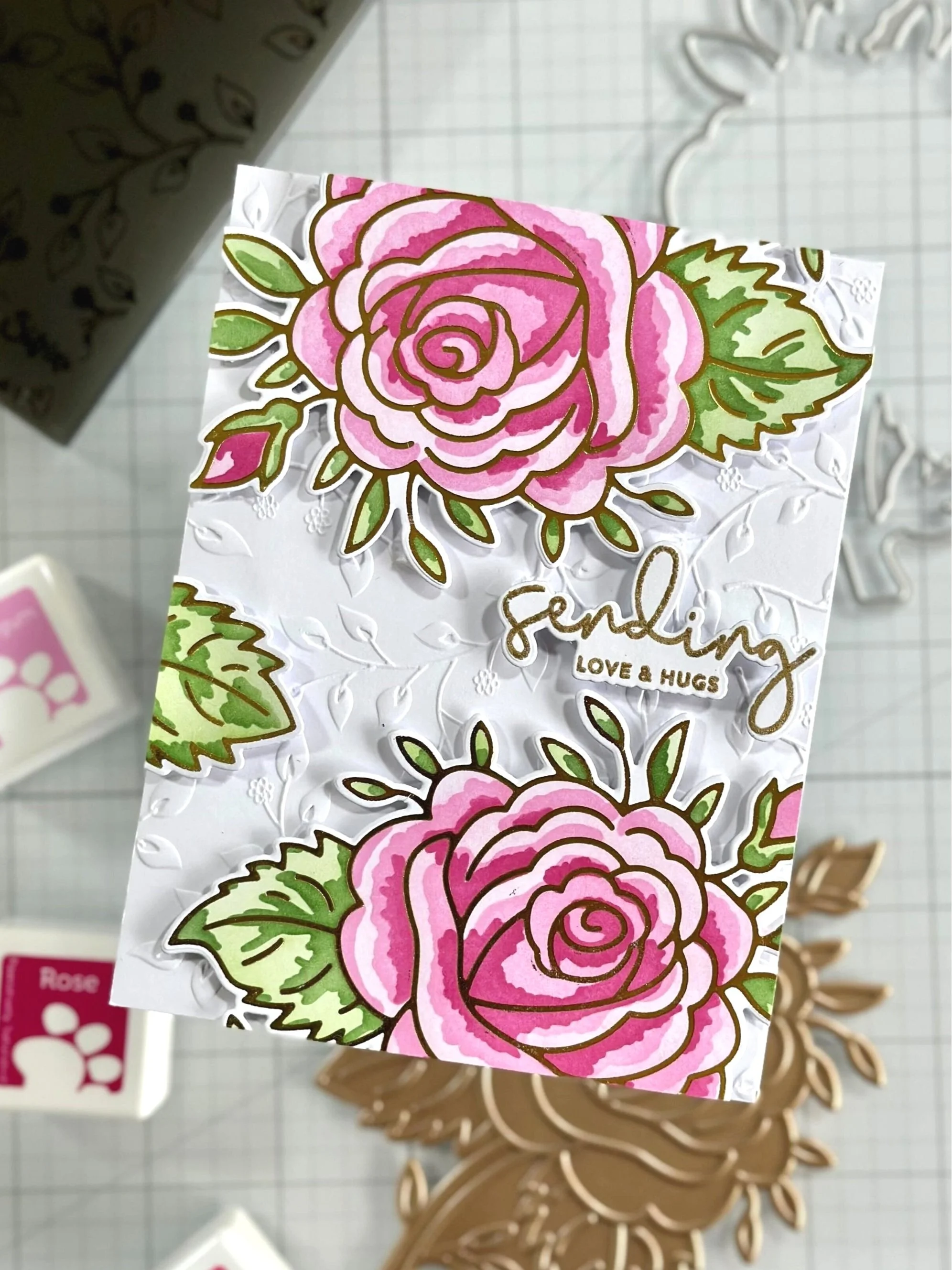 A Rare Floral Card With a Ton of 3D Goodness — Ralph Tyndall Designs