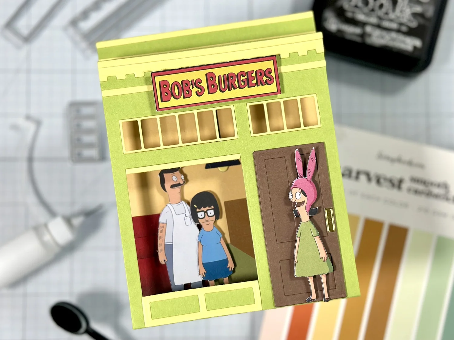 Bob’s Burgers 3D Card — Ralph Tyndall Designs