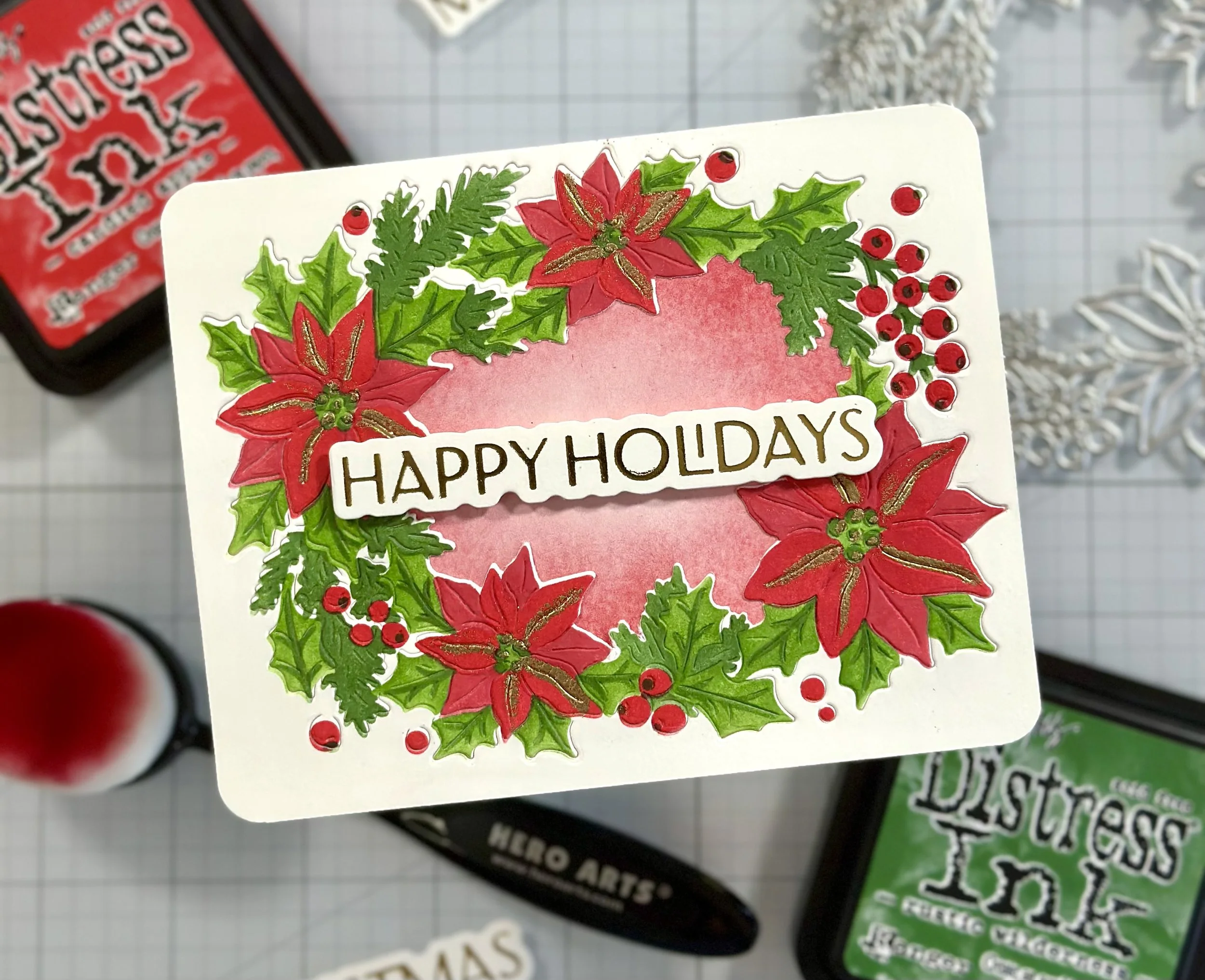 Poinsettia Frame — Ralph Tyndall Designs