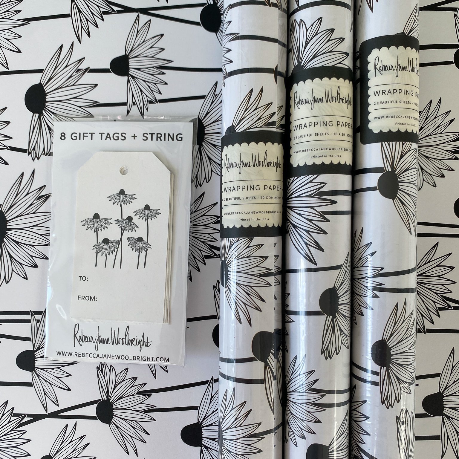 Stepping Stone Wrapping Paper — Rebecca Jane Woolbright
