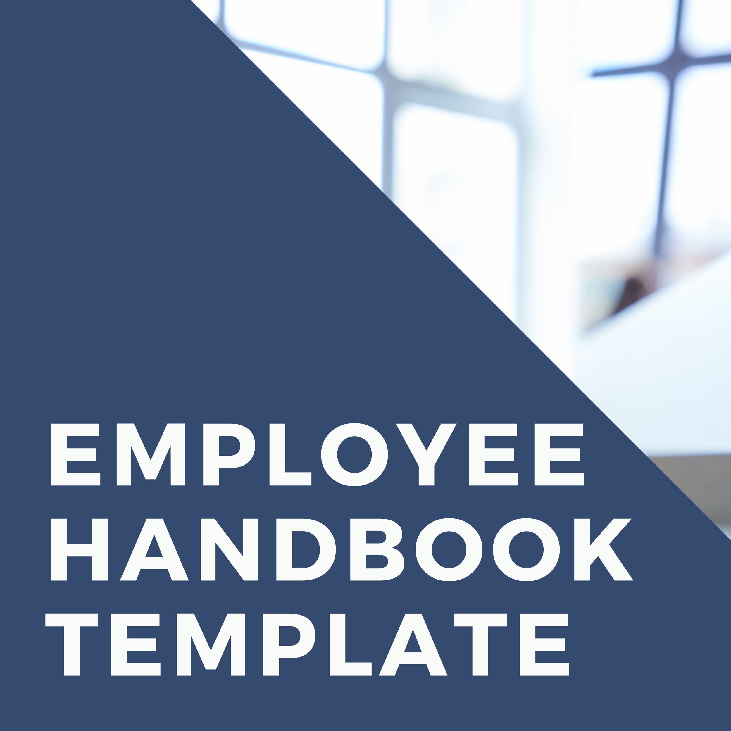 Employee Handbook Template — Boss Consulting HR, LLC