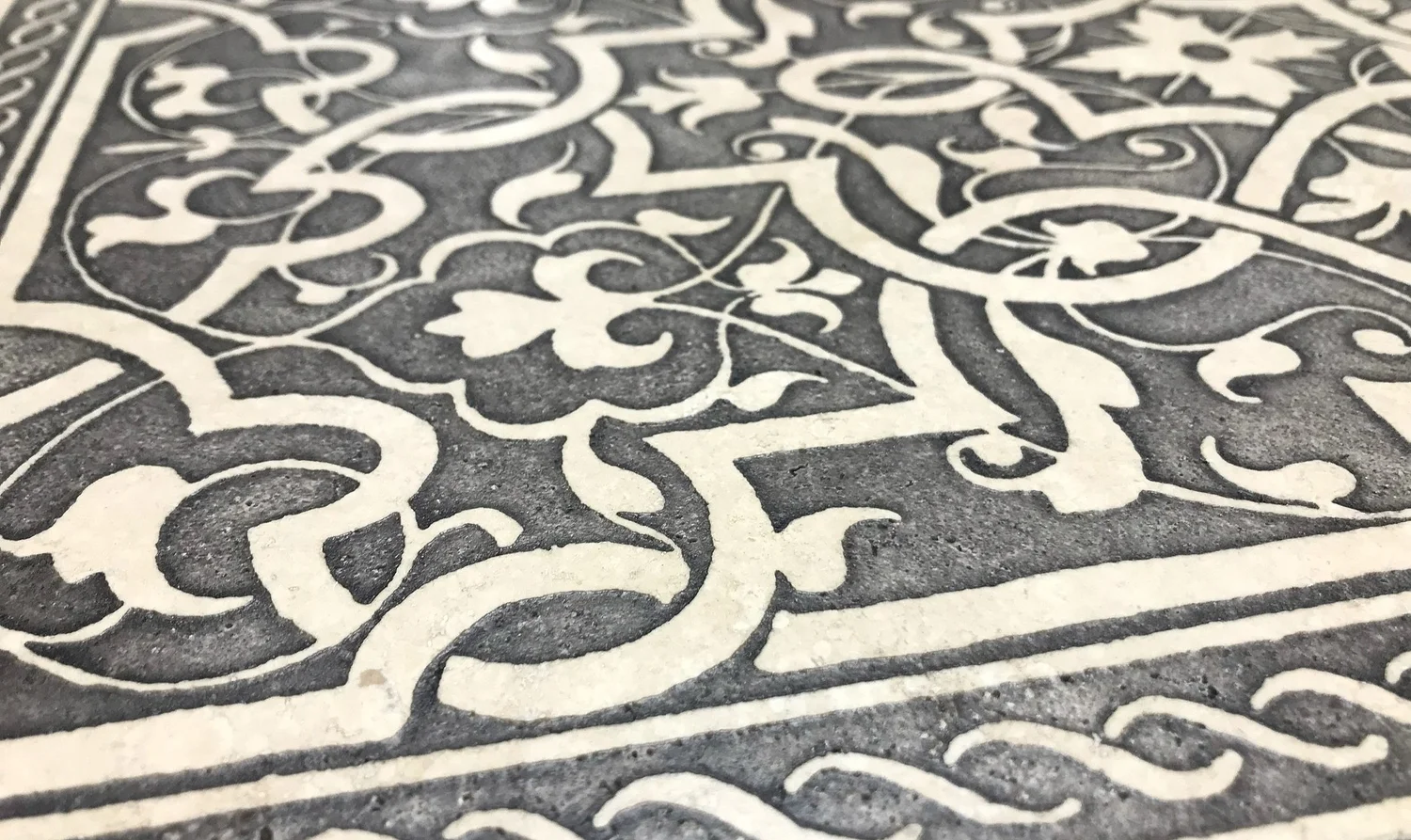WAVERLY TILE Bespoke Artisan Etched Stone Tiles | Luxury Decorative ...