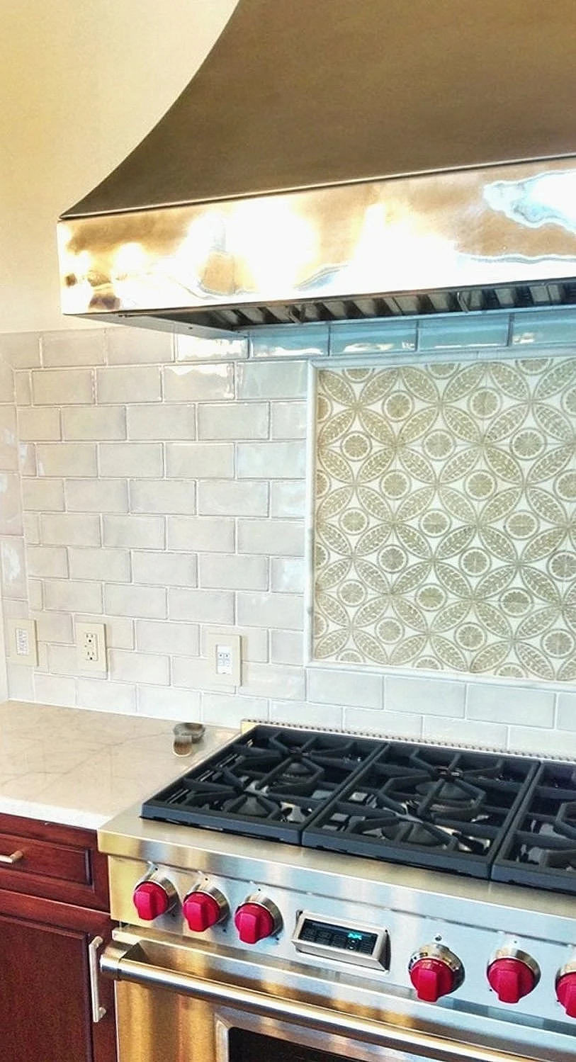 Calacatta — WAVERLY TILE Decorative etched backspalsh stone & marble