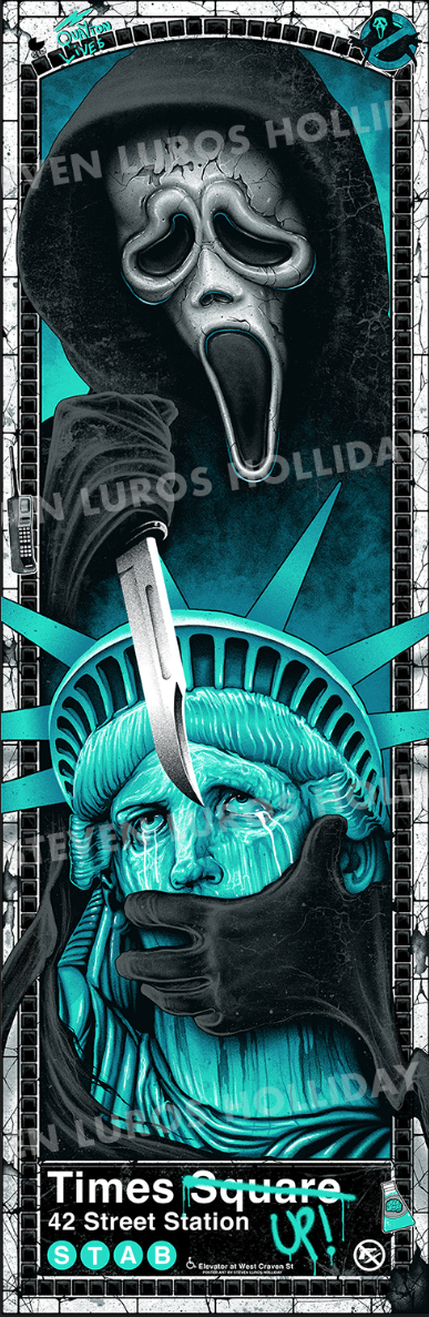 NYC Ghostface — The Art Of Steven Luros Holliday