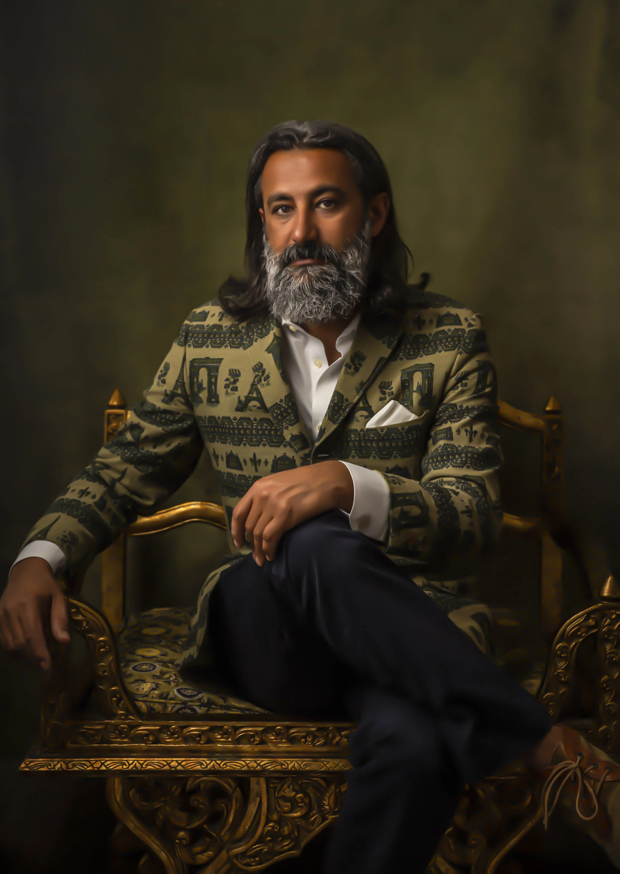 Atlanta Fine Art Heirloom Portraits on Canvas by Jen Leone