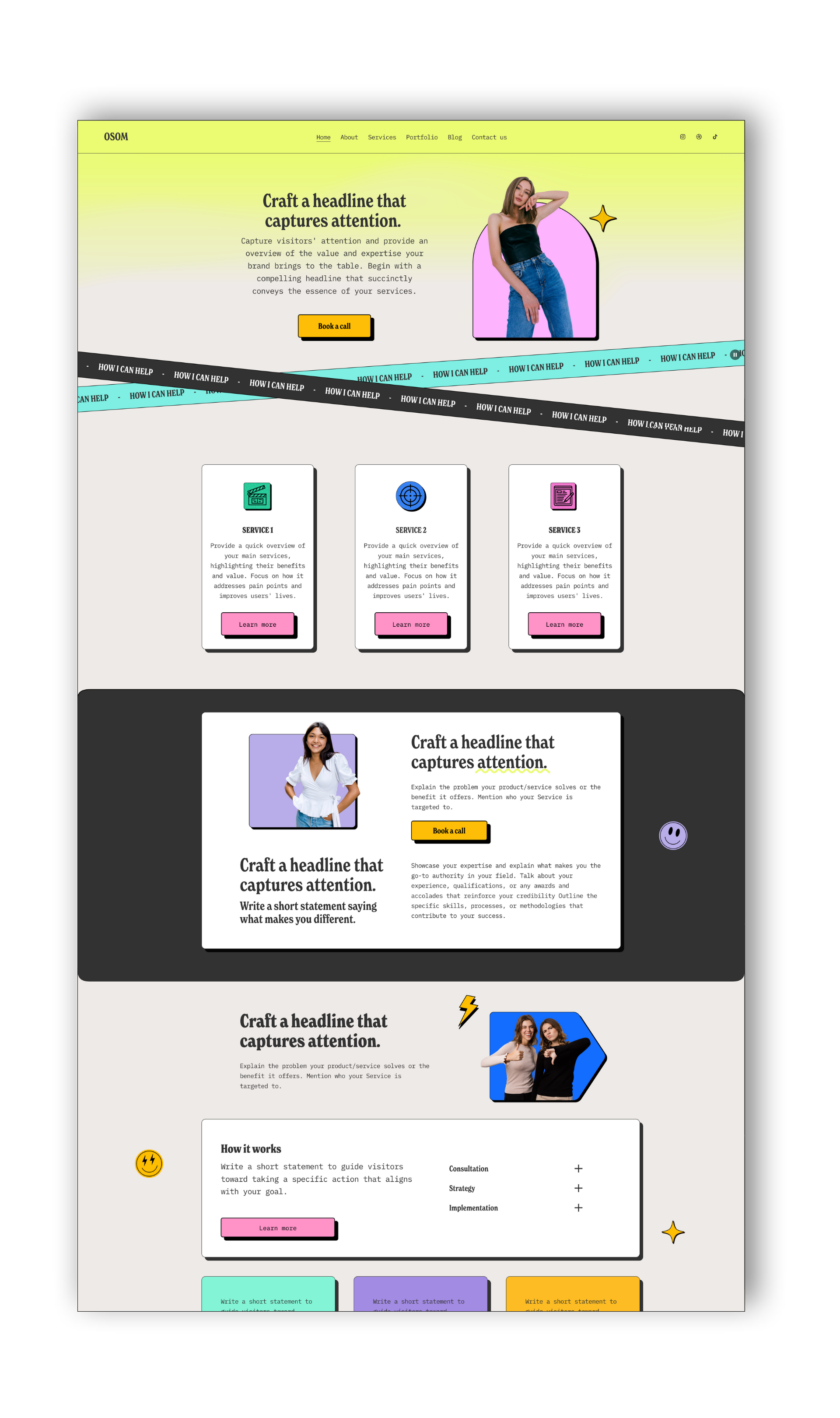 Custom Squarespace website designs I Website themes I Conversion optimised