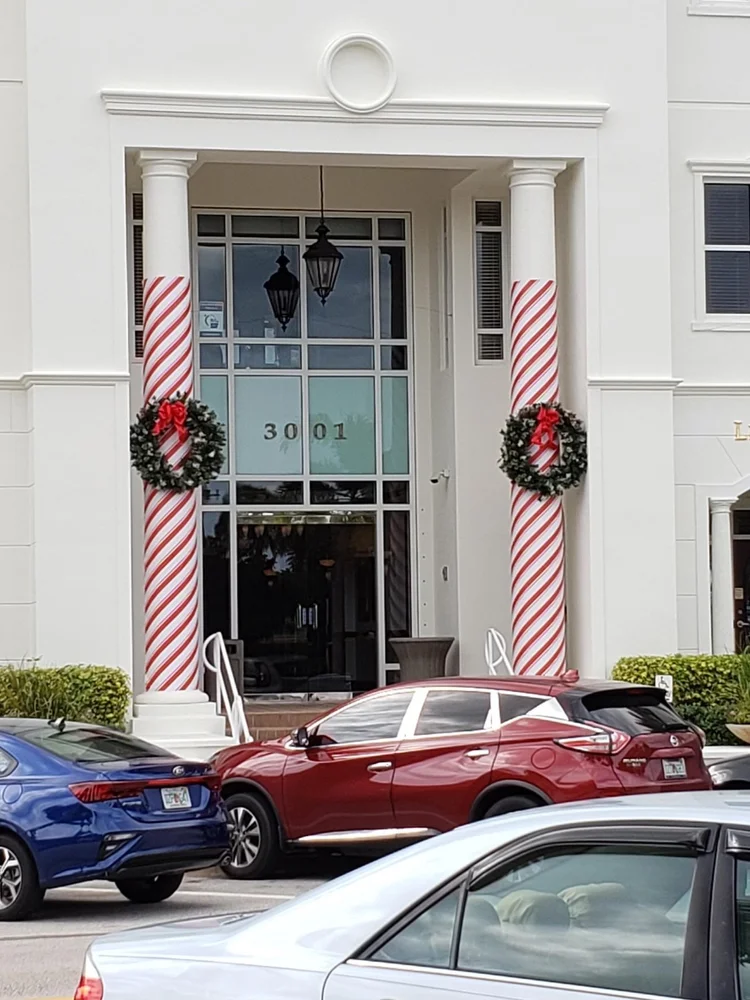 Holiday Column Wraps