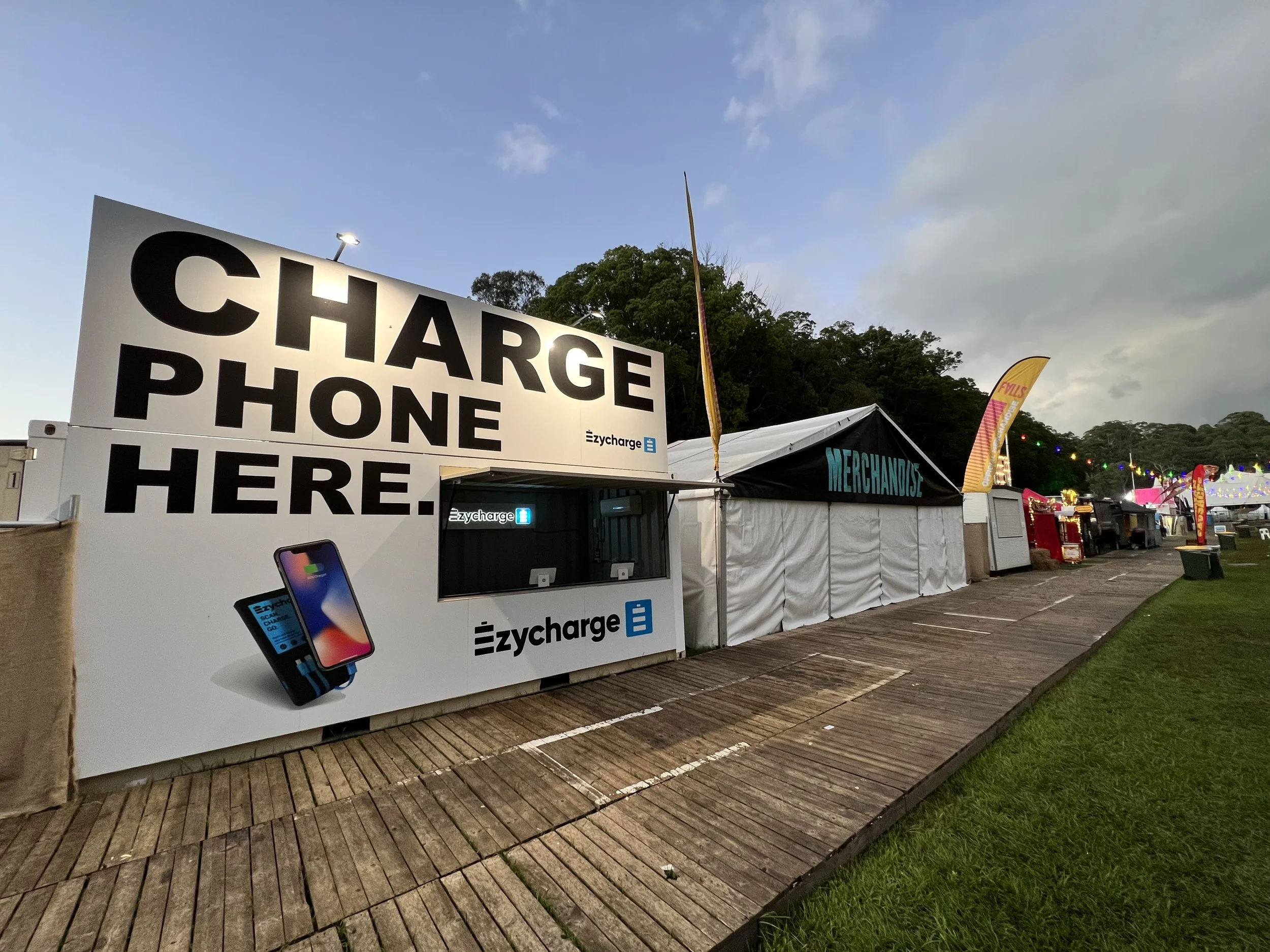 Festival Phone Charging Station Hire | Ezycharge