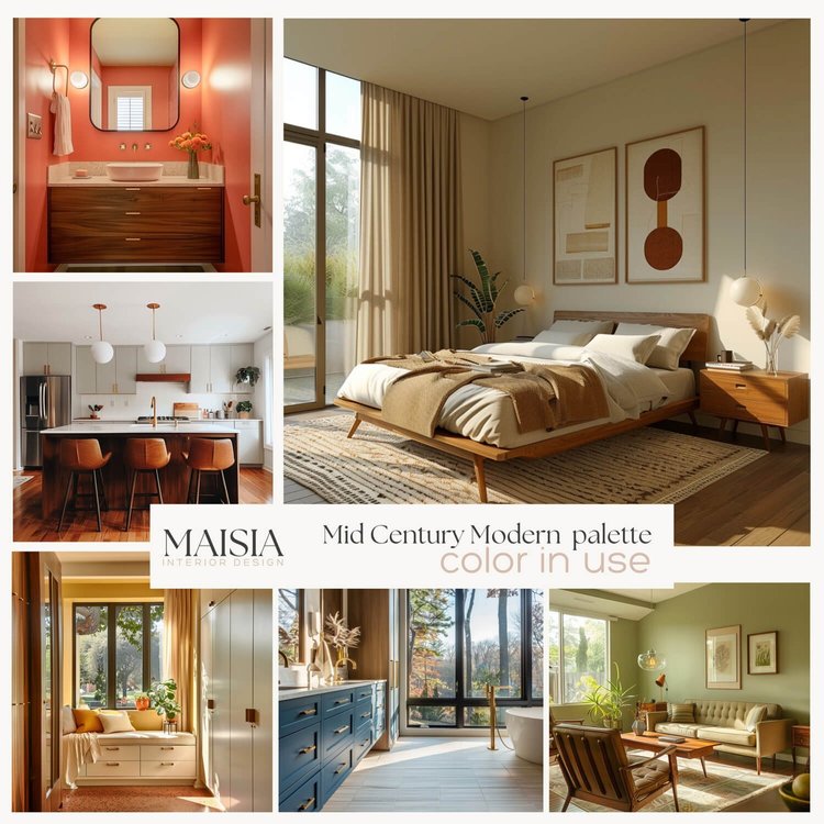 Sherwin Williams Transitional color scheme — · MAISIA INTERIOR DESIGN