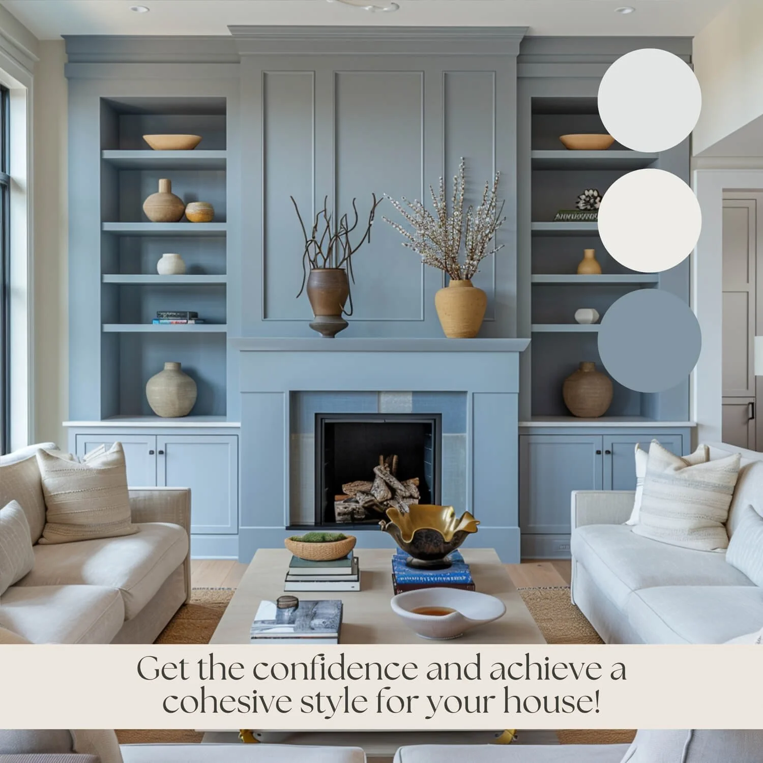 Benjamin Moore Balboa Mist Color Palette — · MAISIA INTERIOR DESIGN