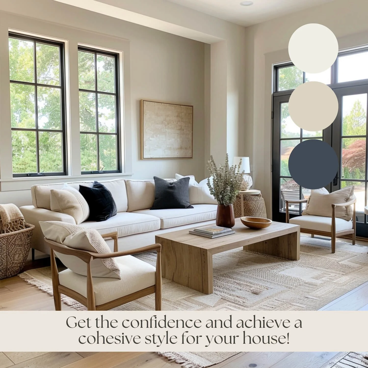 Benjamin Moore Balboa Mist Color Palette — · MAISIA INTERIOR DESIGN