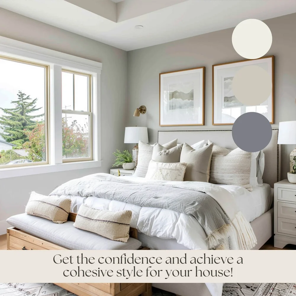 Benjamin Moore Balboa Mist Color Palette — · MAISIA INTERIOR DESIGN