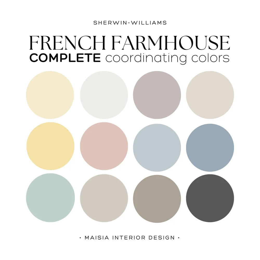 Intrigue Coordinating Color Palette Benjamin Moore — · MAISIA INTERIOR ...
