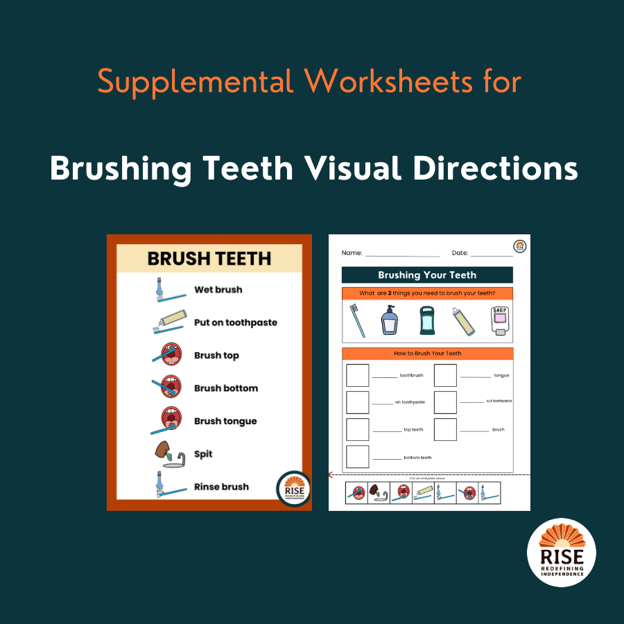 Brushing Teeth Daily Hygiene Worksheet Packet — Rise DC