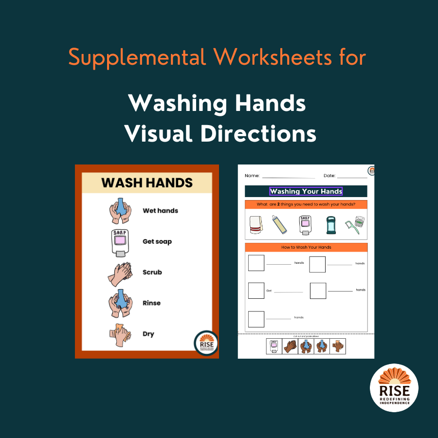 Washing Hands Daily Hygiene Worksheet Packet — Rise DC