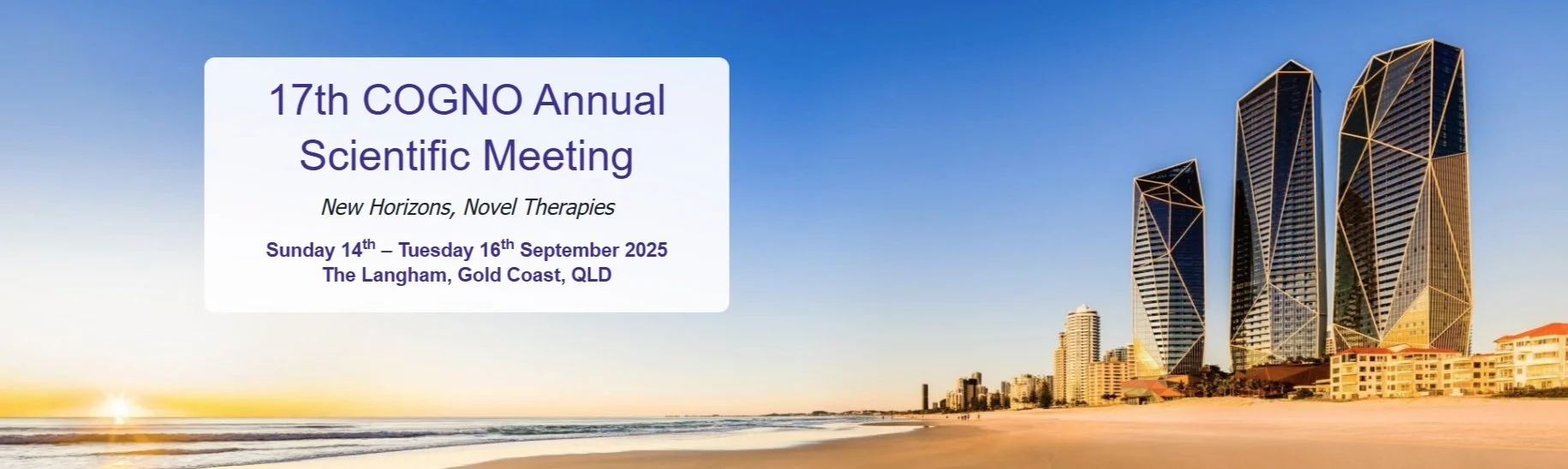 COGNO Annual Scientific Meeting — PoCoG