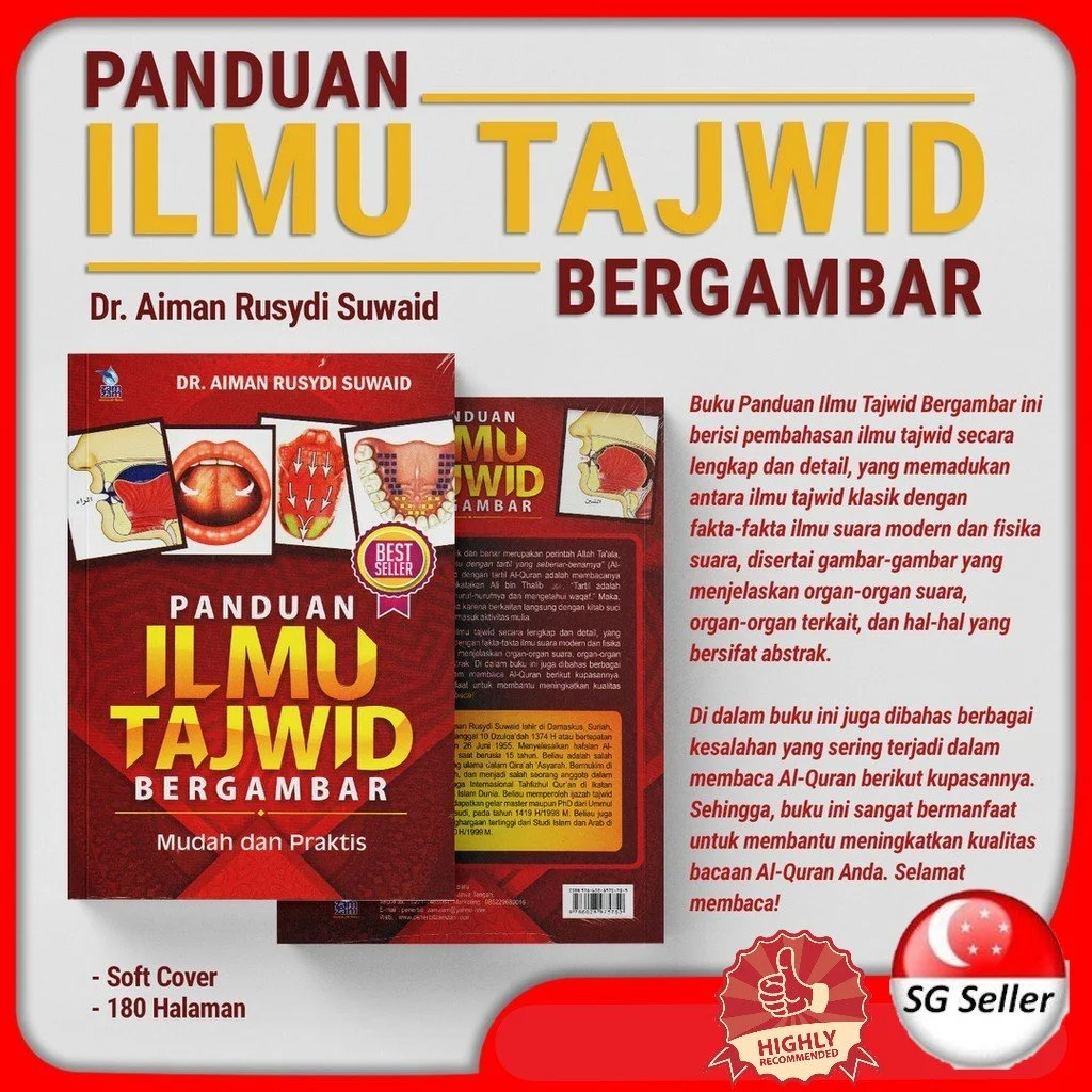 Panduan Belajar Tajwid Cara Mudah & Berkesan Buku 1 & 2 Edisi Lengkap ...