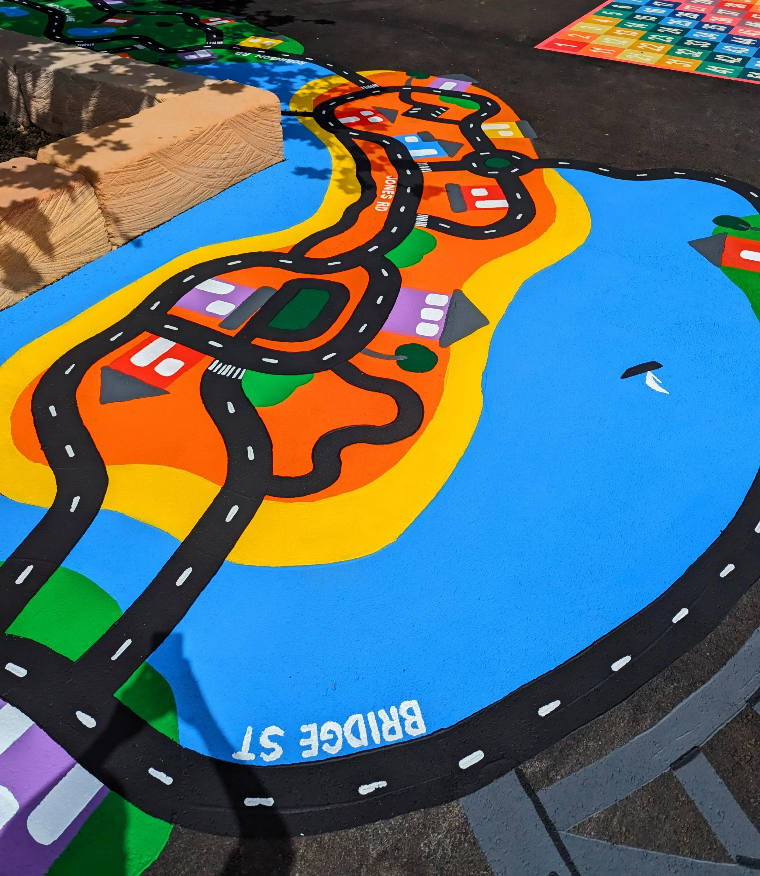 Street-scape Playground Map — Grounded Graphics