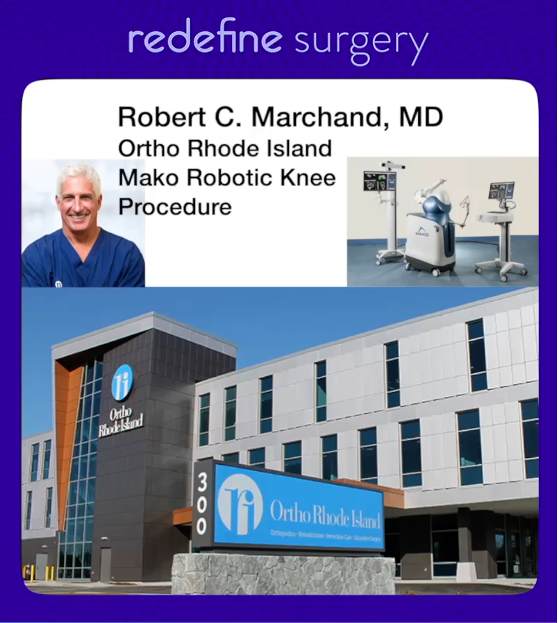 Dr. Blackwood - Stryker Triathlon Knee Procedure — redefine surgery
