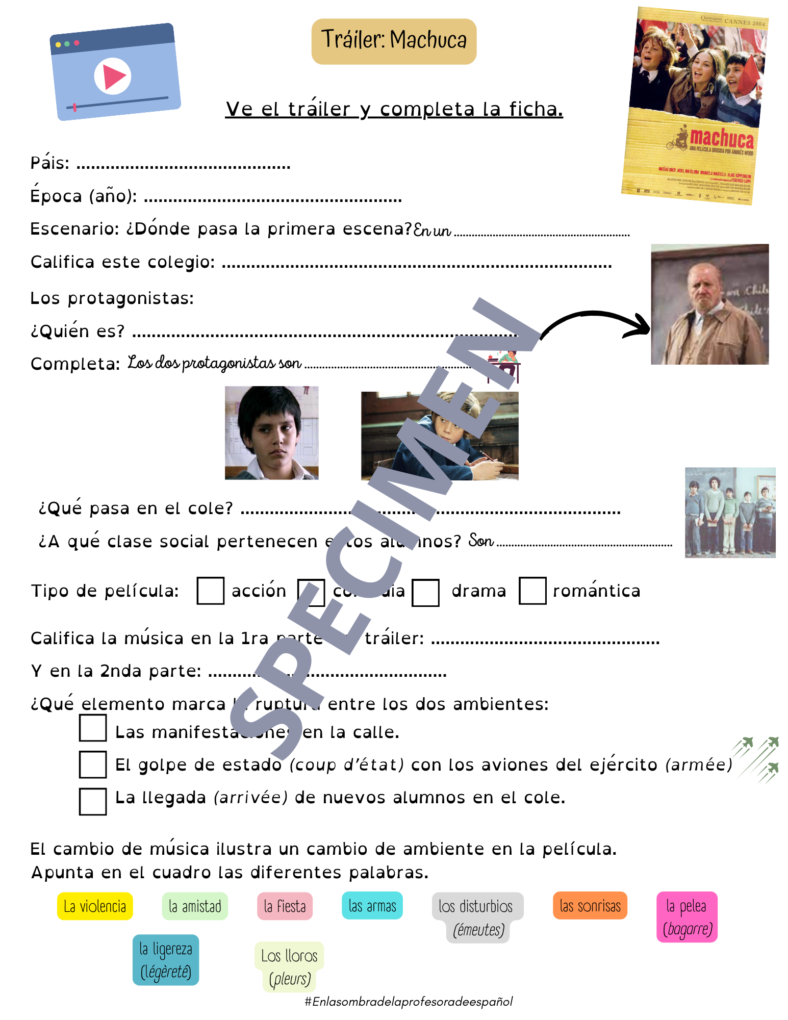 Pack Secuencia Estudiar en otros lugares y en otros tiempos (3e LV1 ...