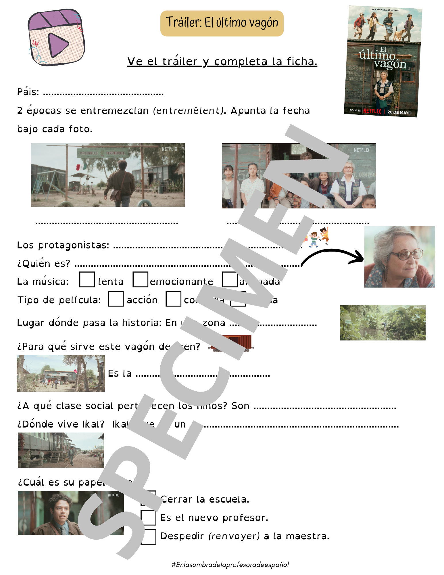 Pack Secuencia Estudiar en otros lugares y en otros tiempos (3e LV1 ...
