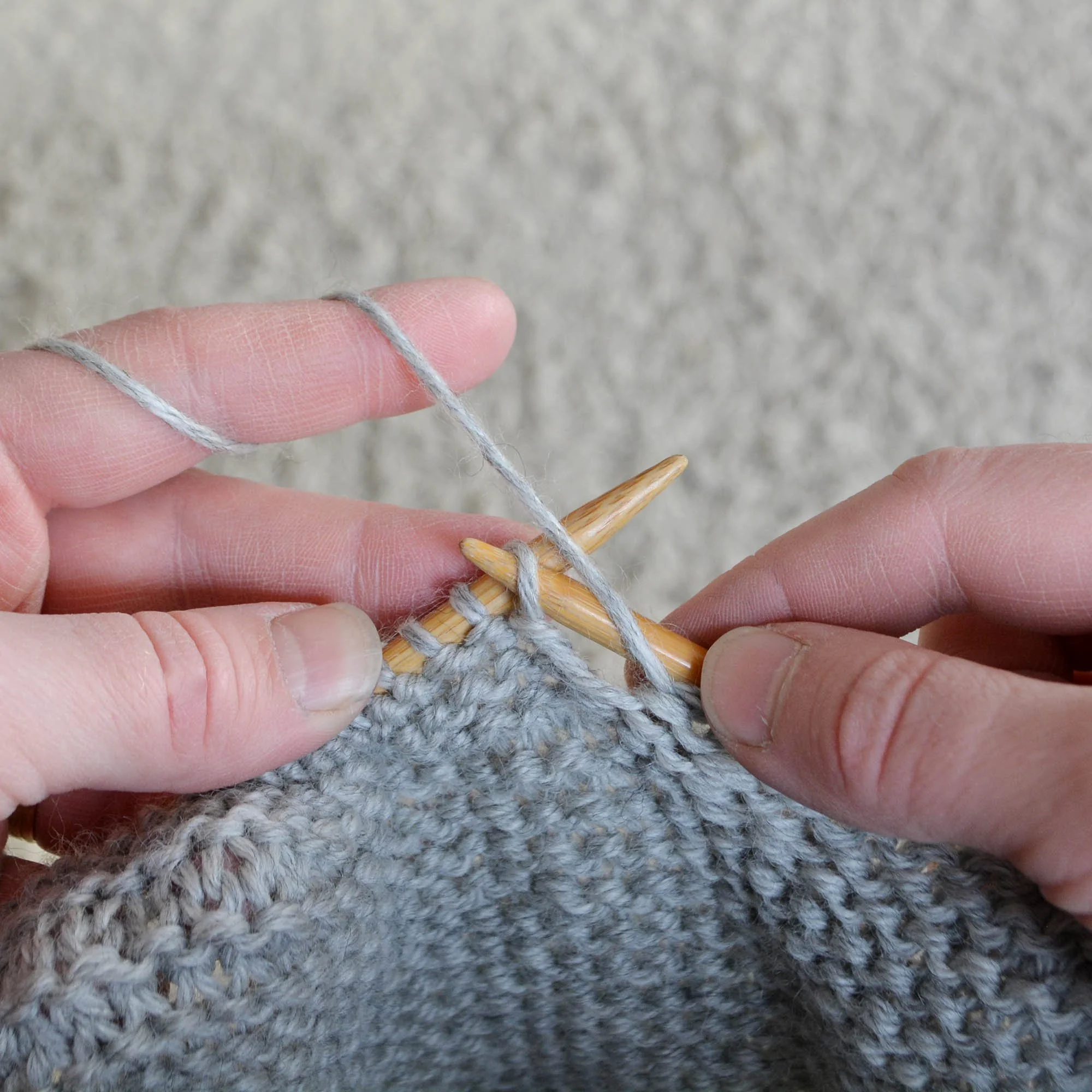 How to do the Purl Stitch — My Secret Wish Knitting