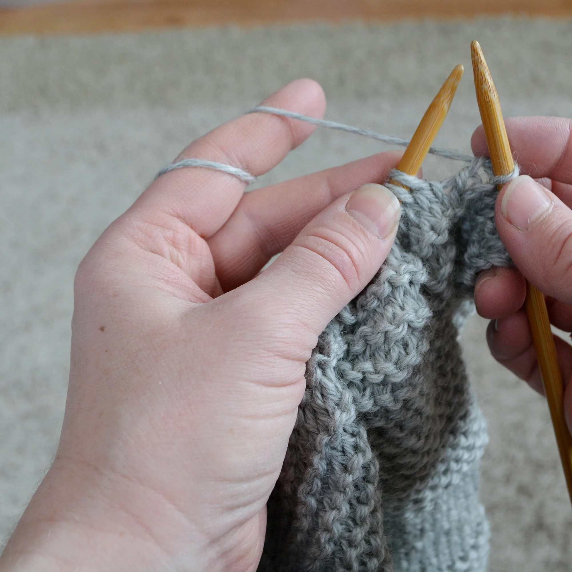Knitting Hands