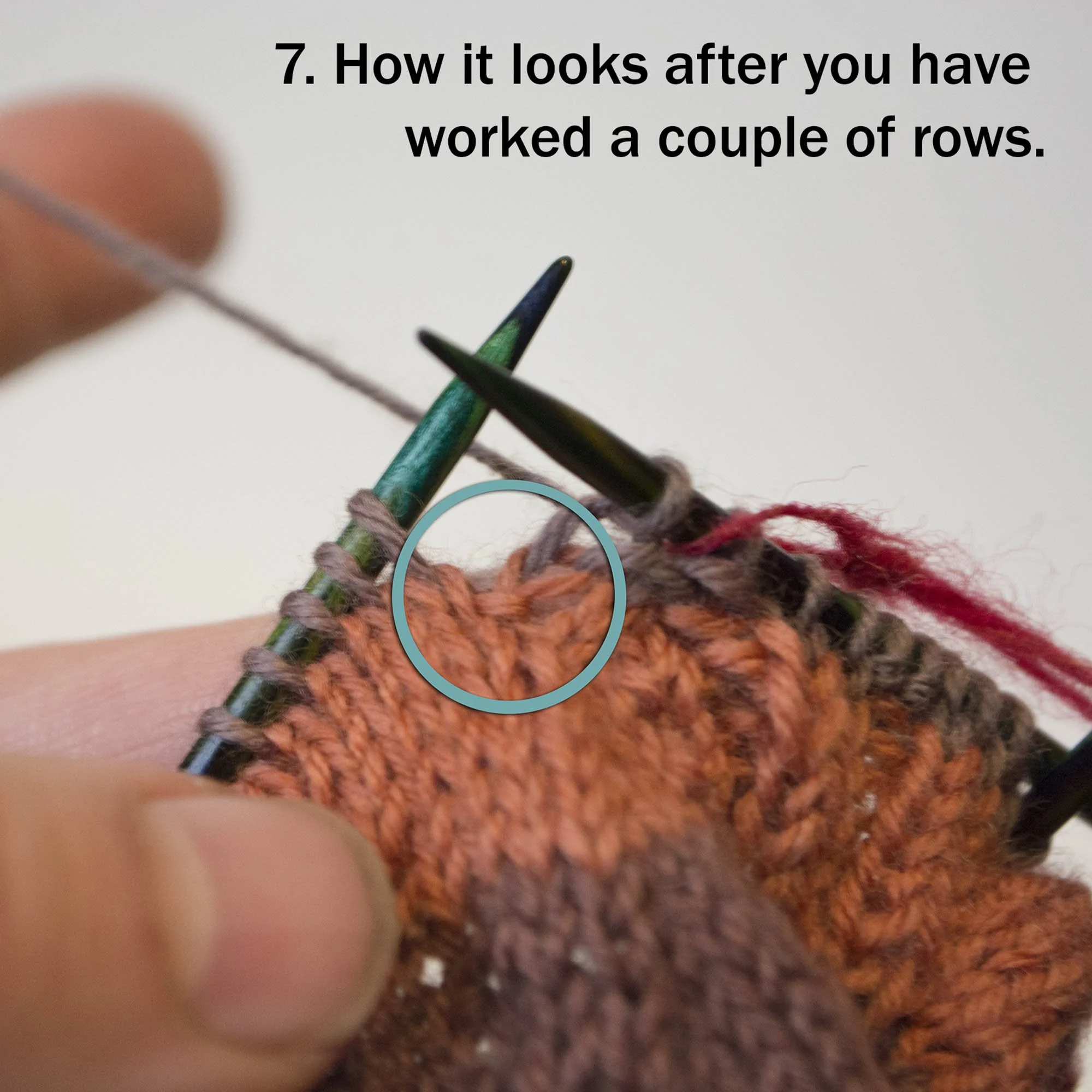 Bar Increase, Right-Leaning (mirror of K1FB or KFB) — My Secret Wish Knitting