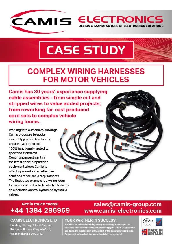 Electronics, Wiring and Cable Looms Manufacturer