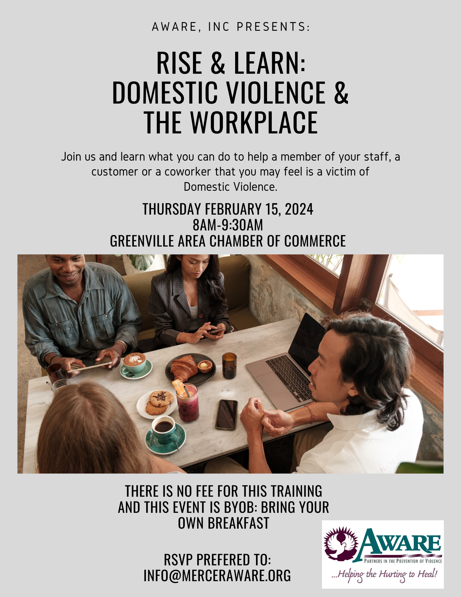 Rise & Learn: Domestic Violence and the Workplace — Greenville Area ...