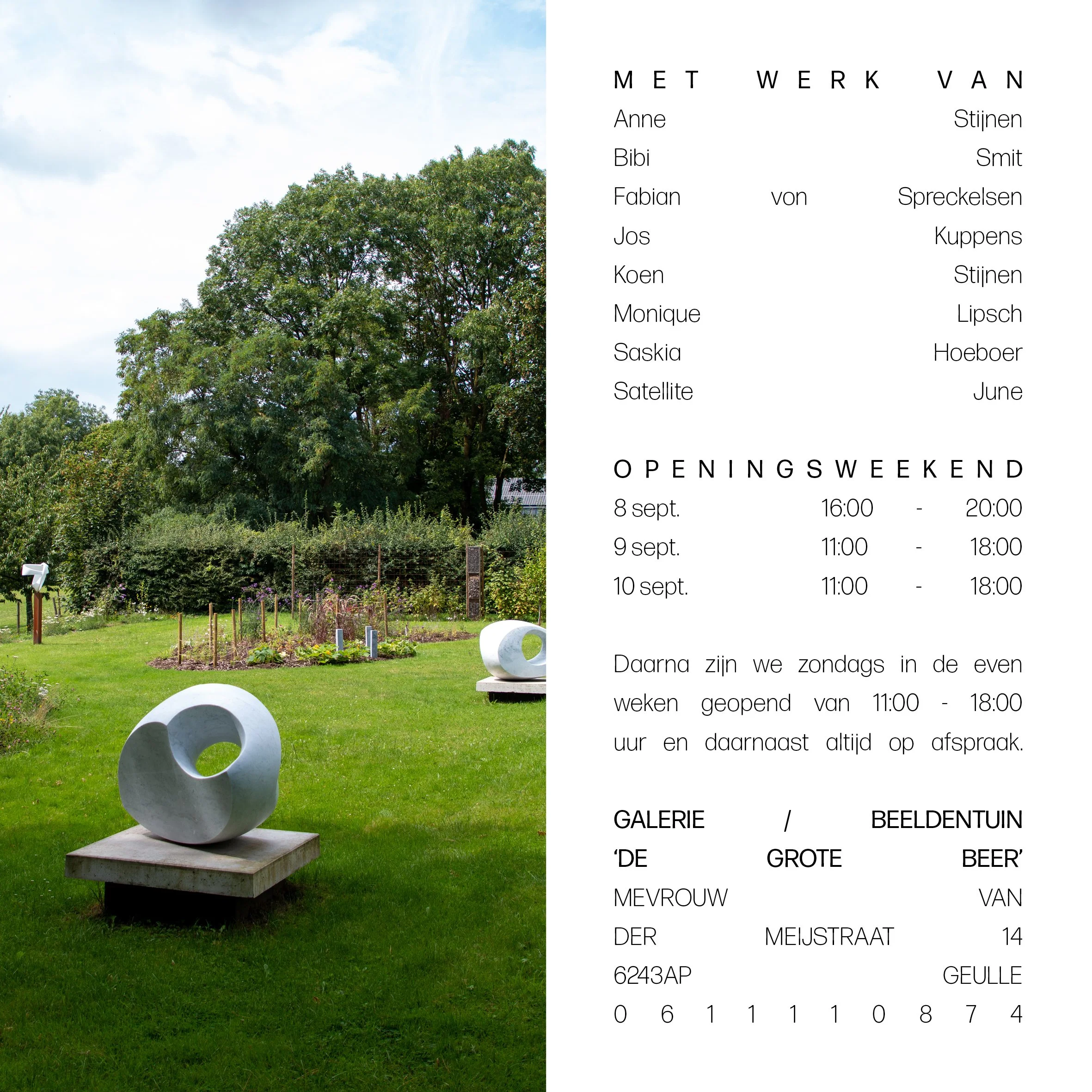 Galerie Beeldentuin De Grote Beer