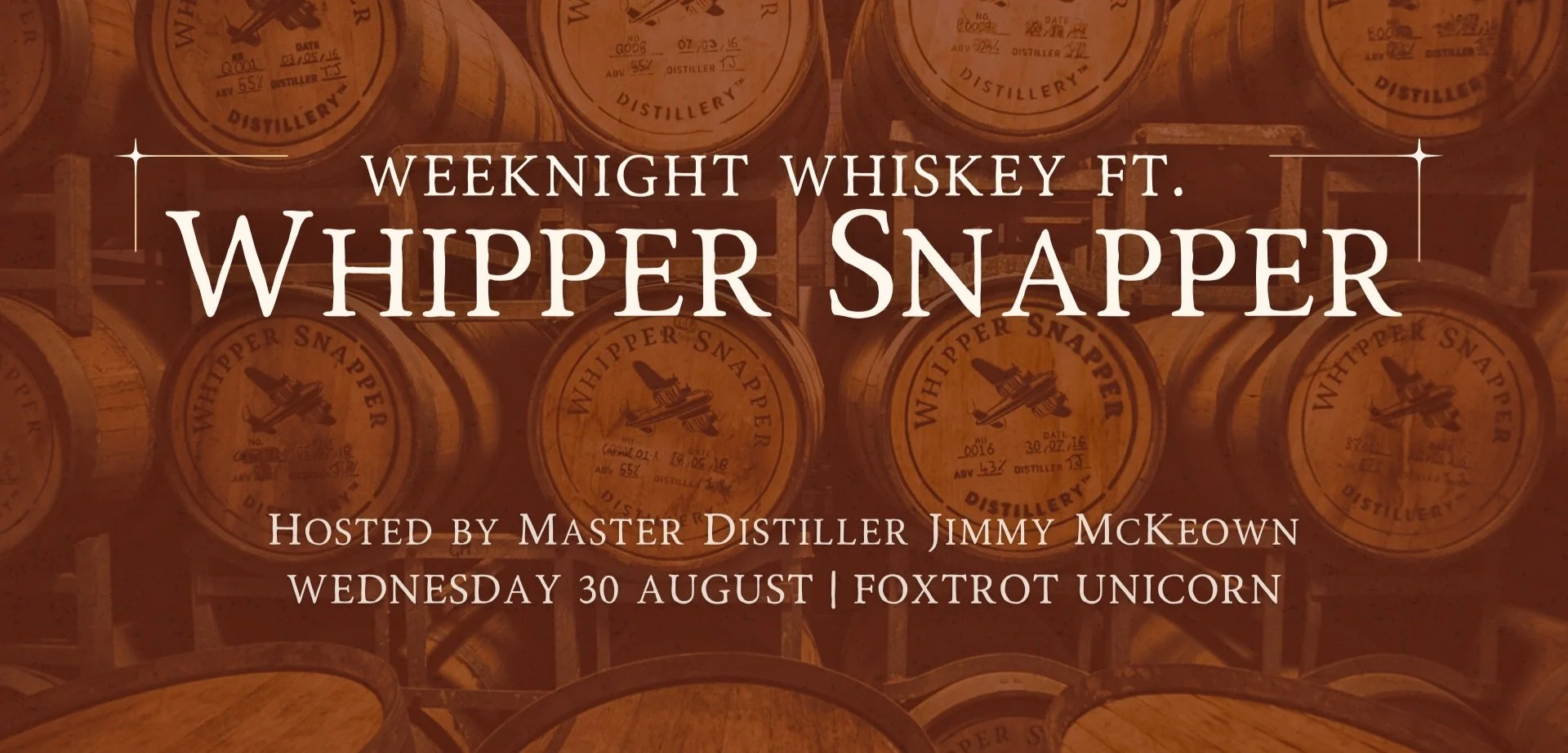 Whipper Snapper Whiskey Masterclass — Foxtrot Unicorn