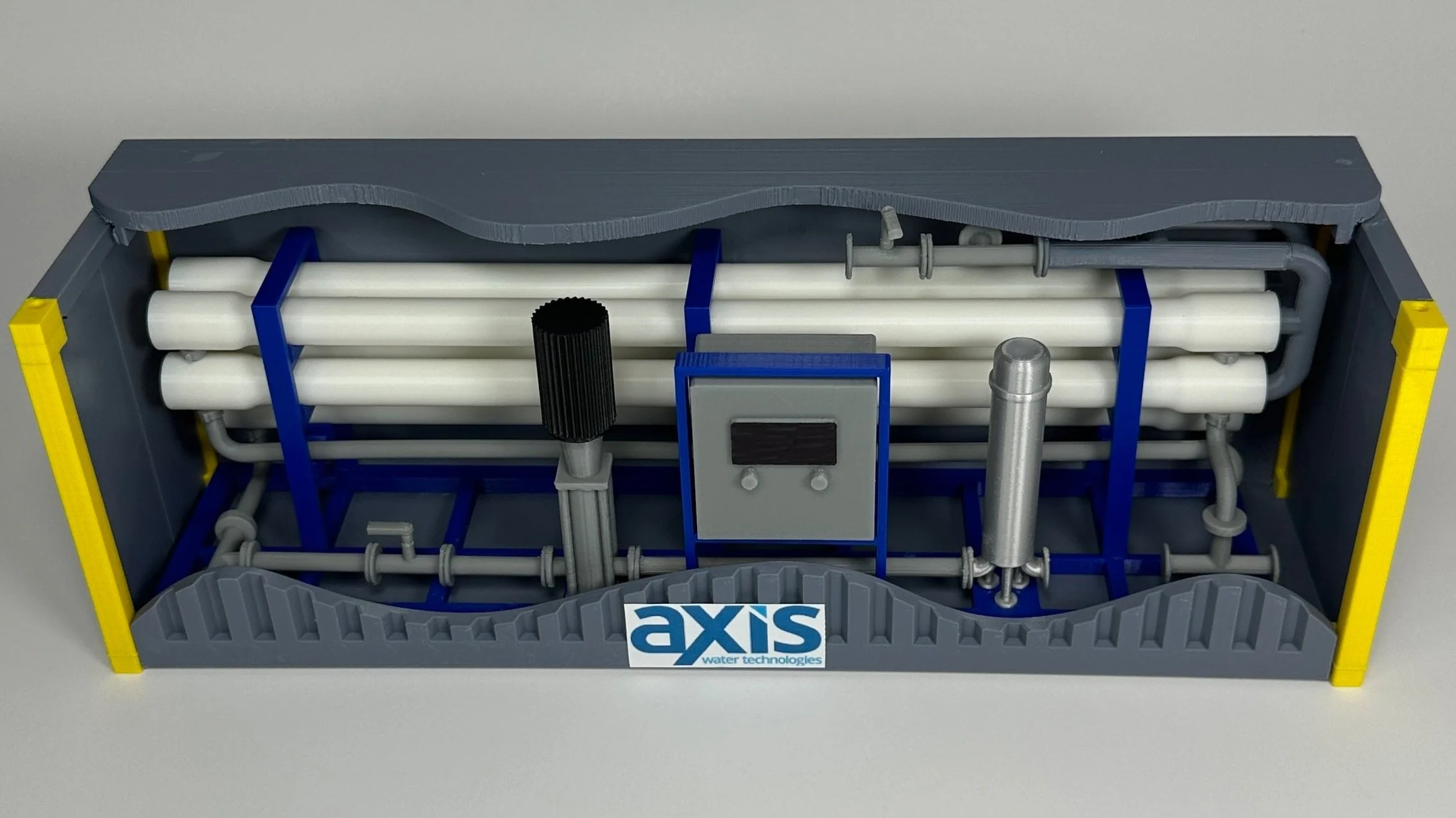 Mobile Containerized Reverse Osmosis System 3D Printed Scale Display ...
