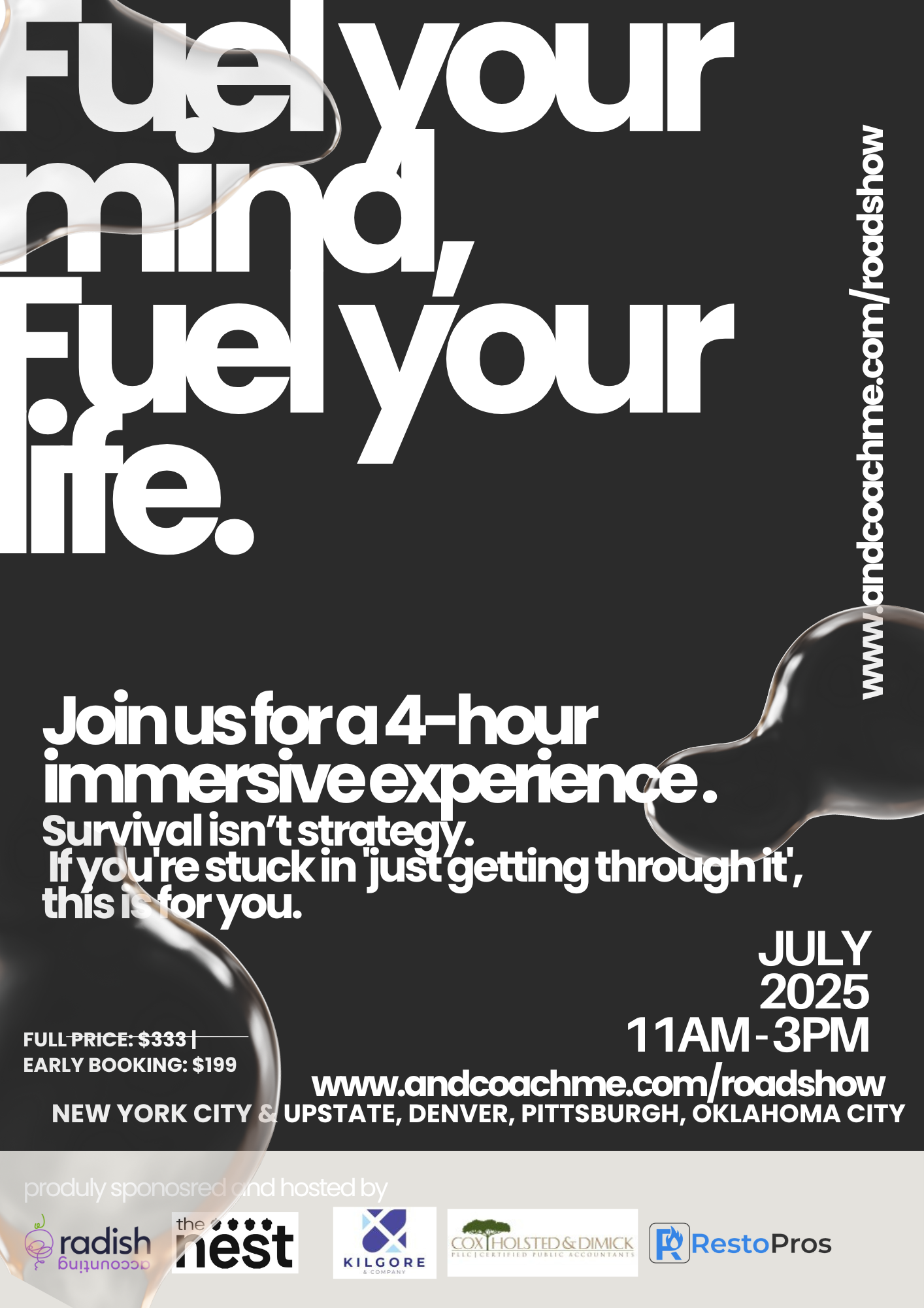 Fuel your mind Fuel your life. USA Roadshow 2025 — and.