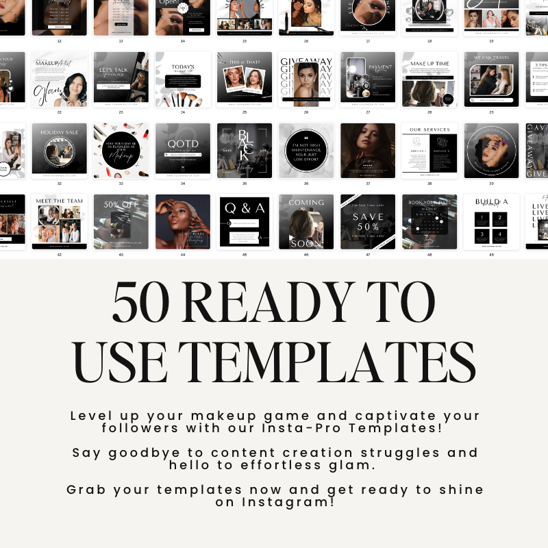 Polished Perfection 50 Social Media & Marketing Templates for Nail Pro ...