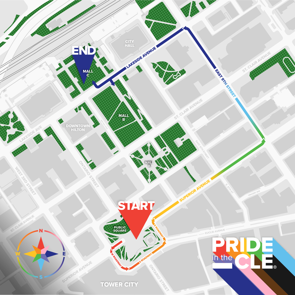 Pride in the CLE — Downtown Cleveland