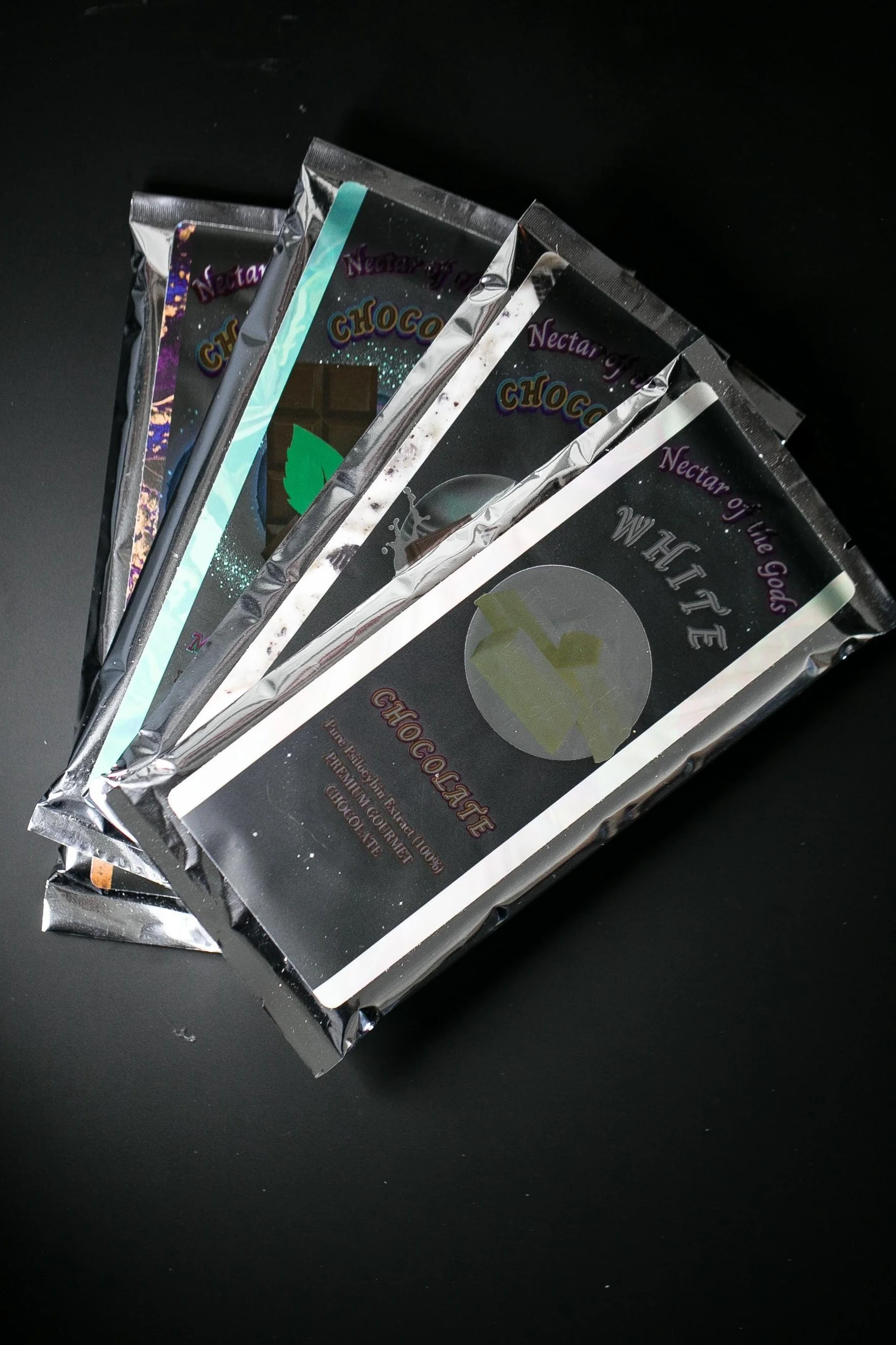 Happy Mushrooms Chocolate Bars made with ODPE Mushrooms Happie ...
