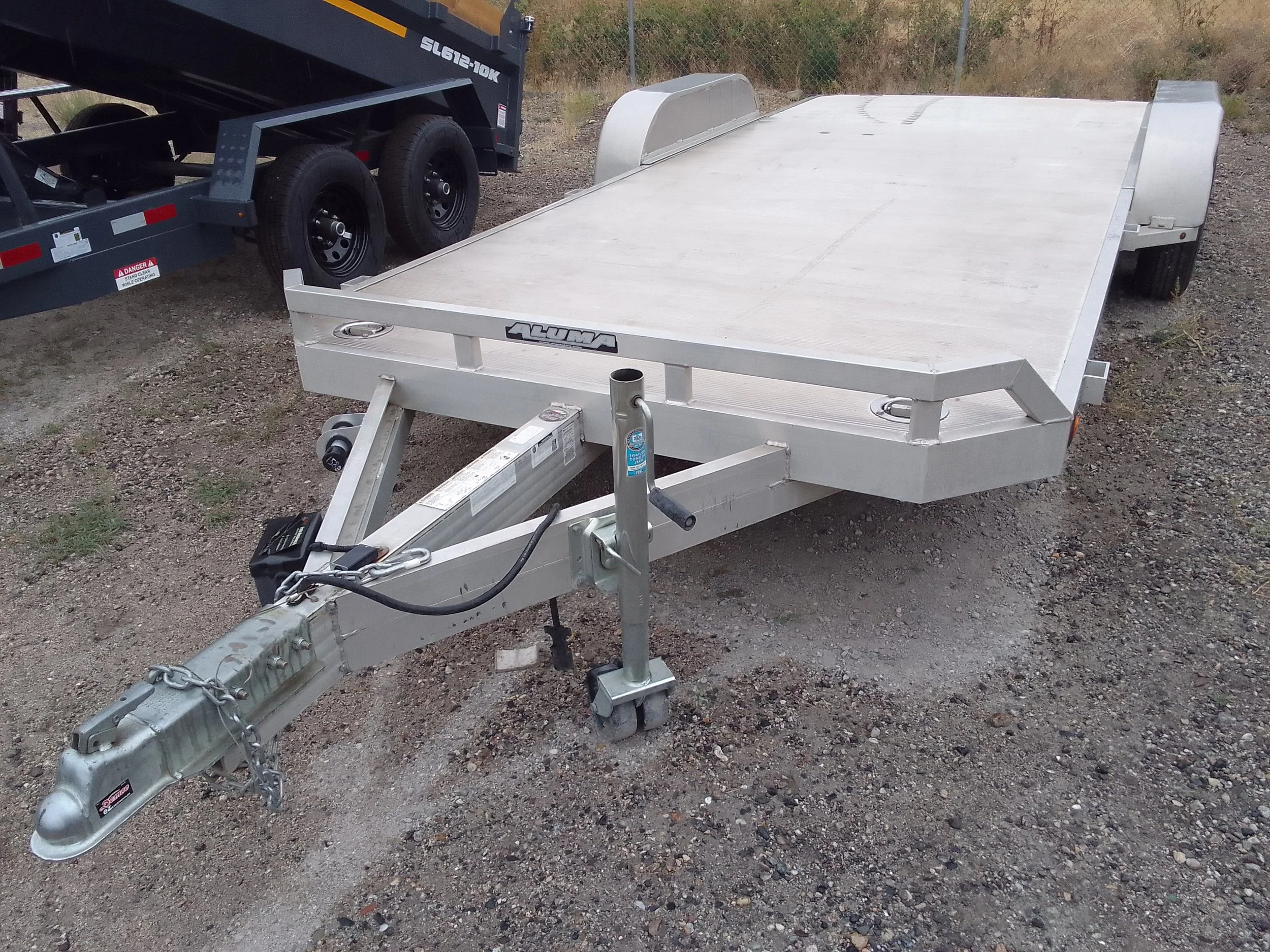 Aluma 7′ x 18.5′ Aluminum Car Hauler - SOLD — Workfleets – Trailers for ...