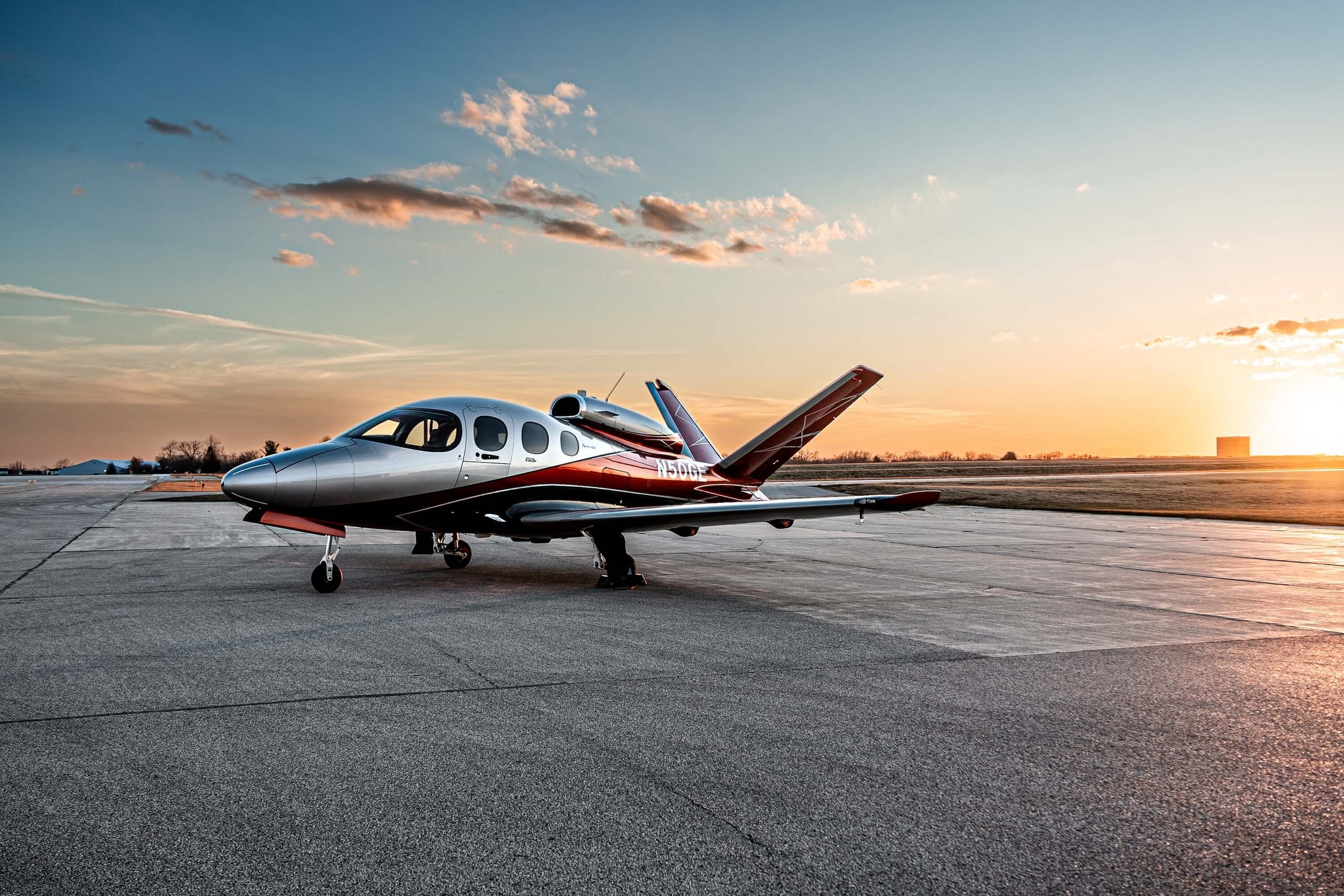 2021 Cirrus SF50 Vision Jet G2+ Arrivée