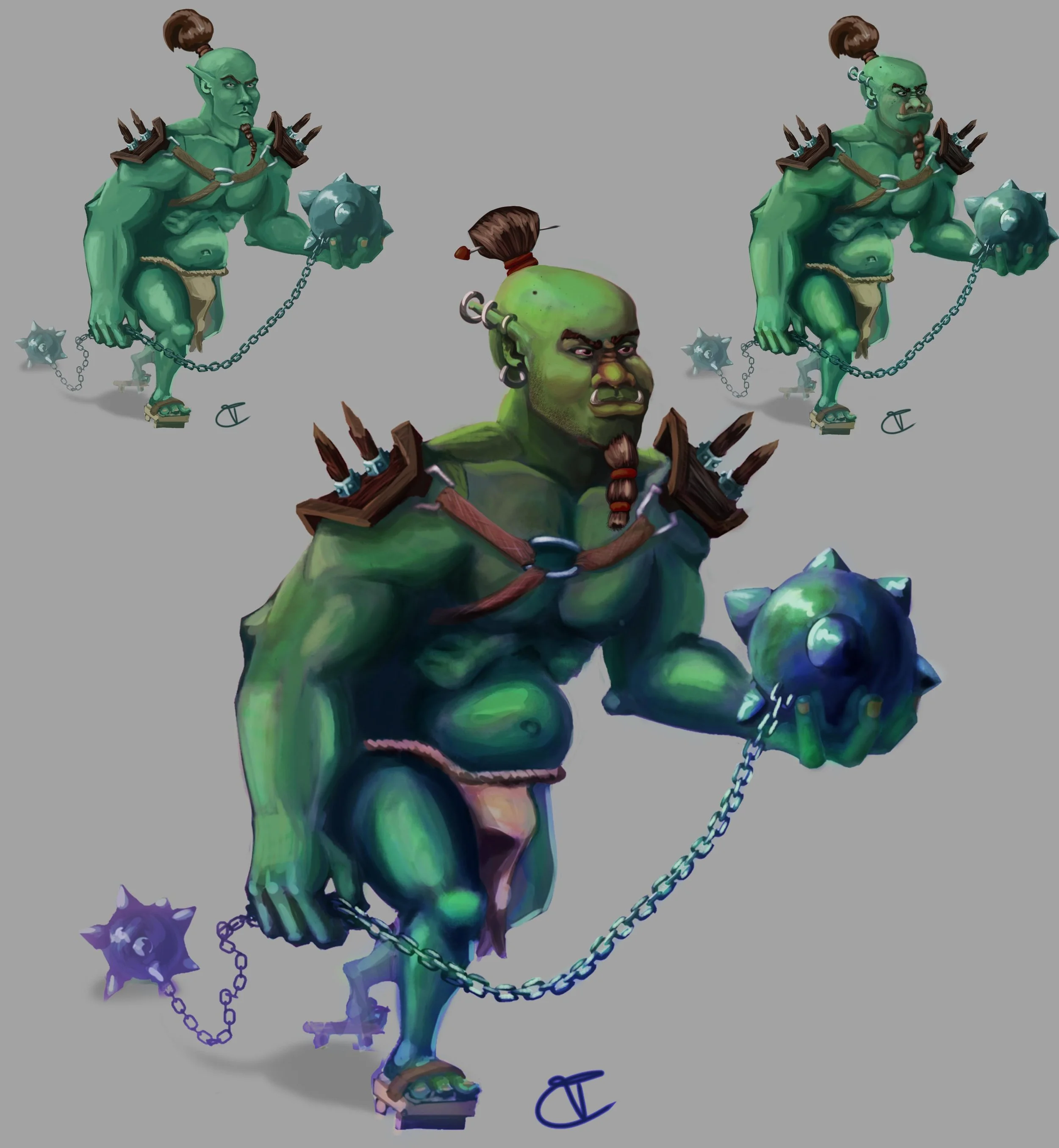 Ogre of Ball and Chain — Travis Sketches