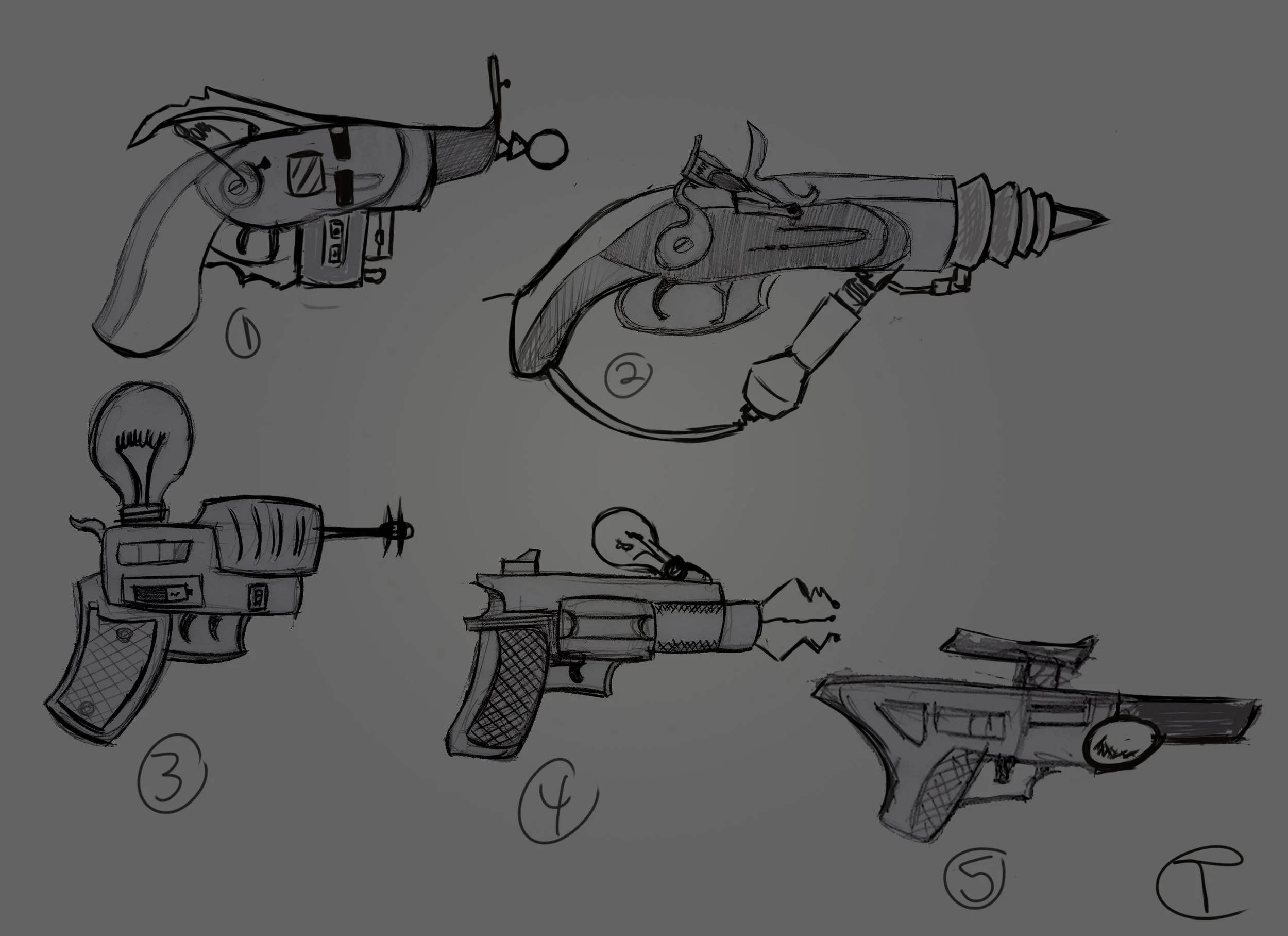 Sci-Fi Flintlock Pistol : Weapon Concept Art — Travis Clarke